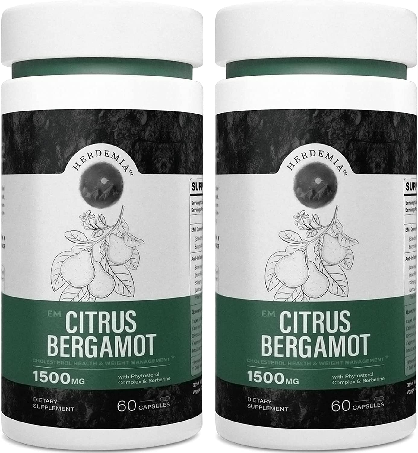 Amazon.com: Citrus Bergamot Extract 1500mg, 3-in-1 Fast-Acting Citrus ...
