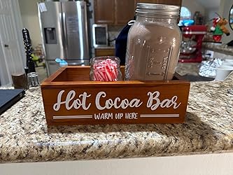 Amazon.com: Hot Cocoa Bar Box Hot Chocolate Bar Tray Hot Cocoa Station ...