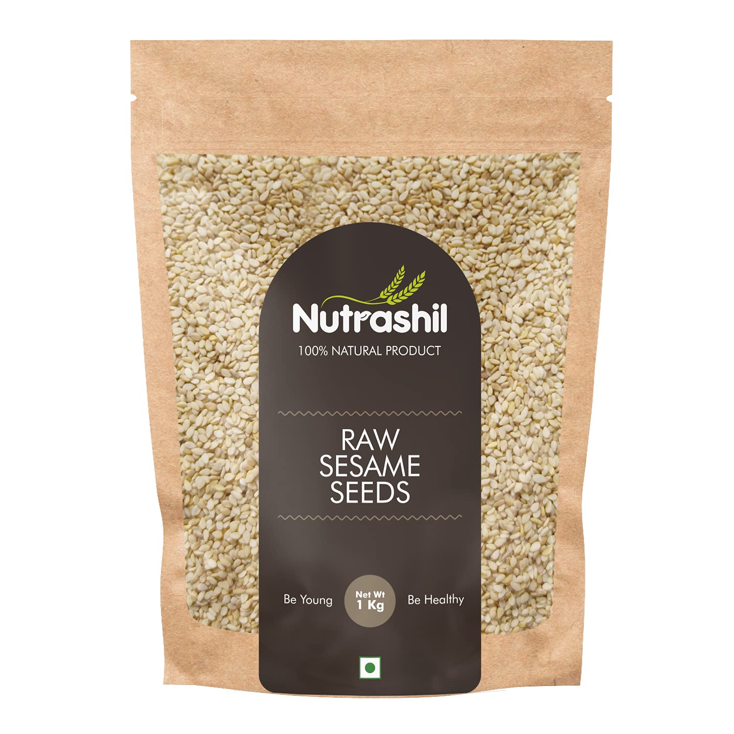 Nutrashil Raw White Sesame Seeds 1 Kg - 100% Clean and Natural White ...
