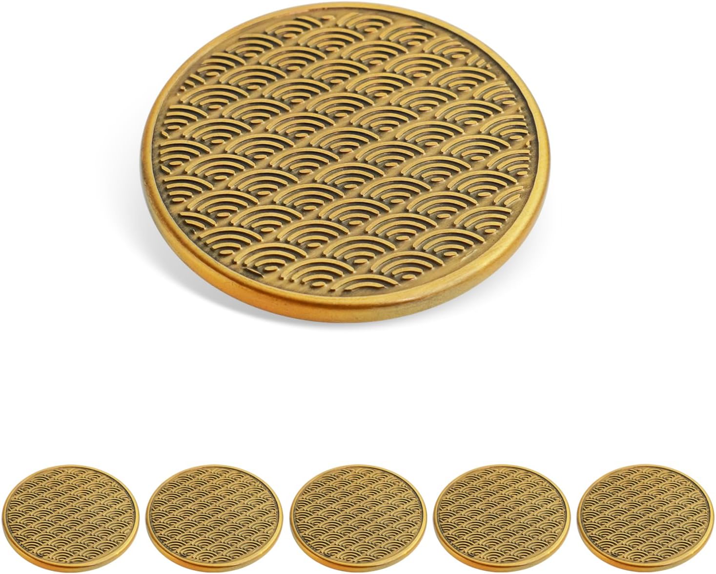 Amazon.com: Enchanism Japanese Wave Haptic Coins - Anxiety Relief ...