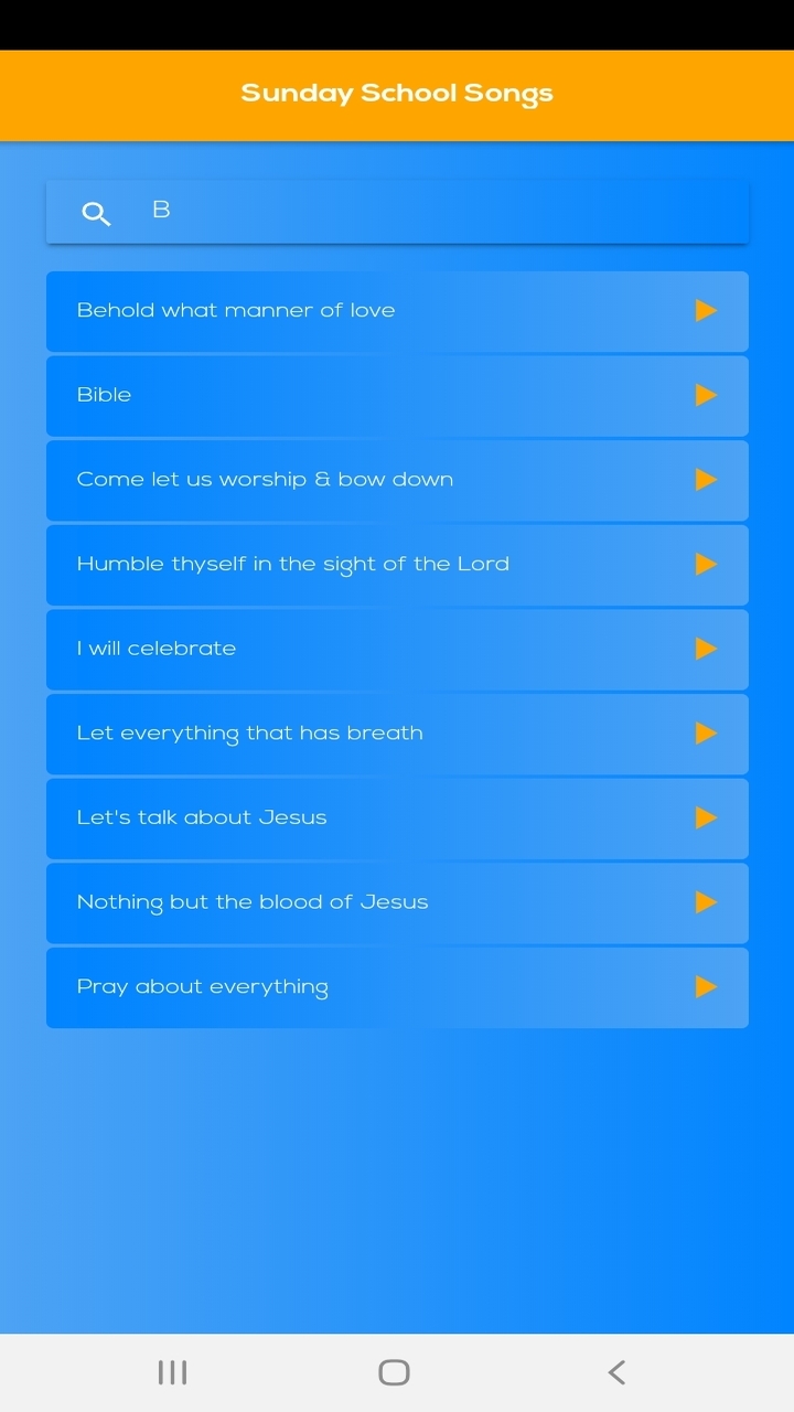 Sunday School Songs - App on Amazon Appstore