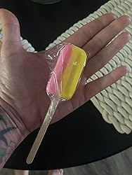 Amazon.com : Popsicle Shaped Ice Cream Lollipops (12 pieces ...
