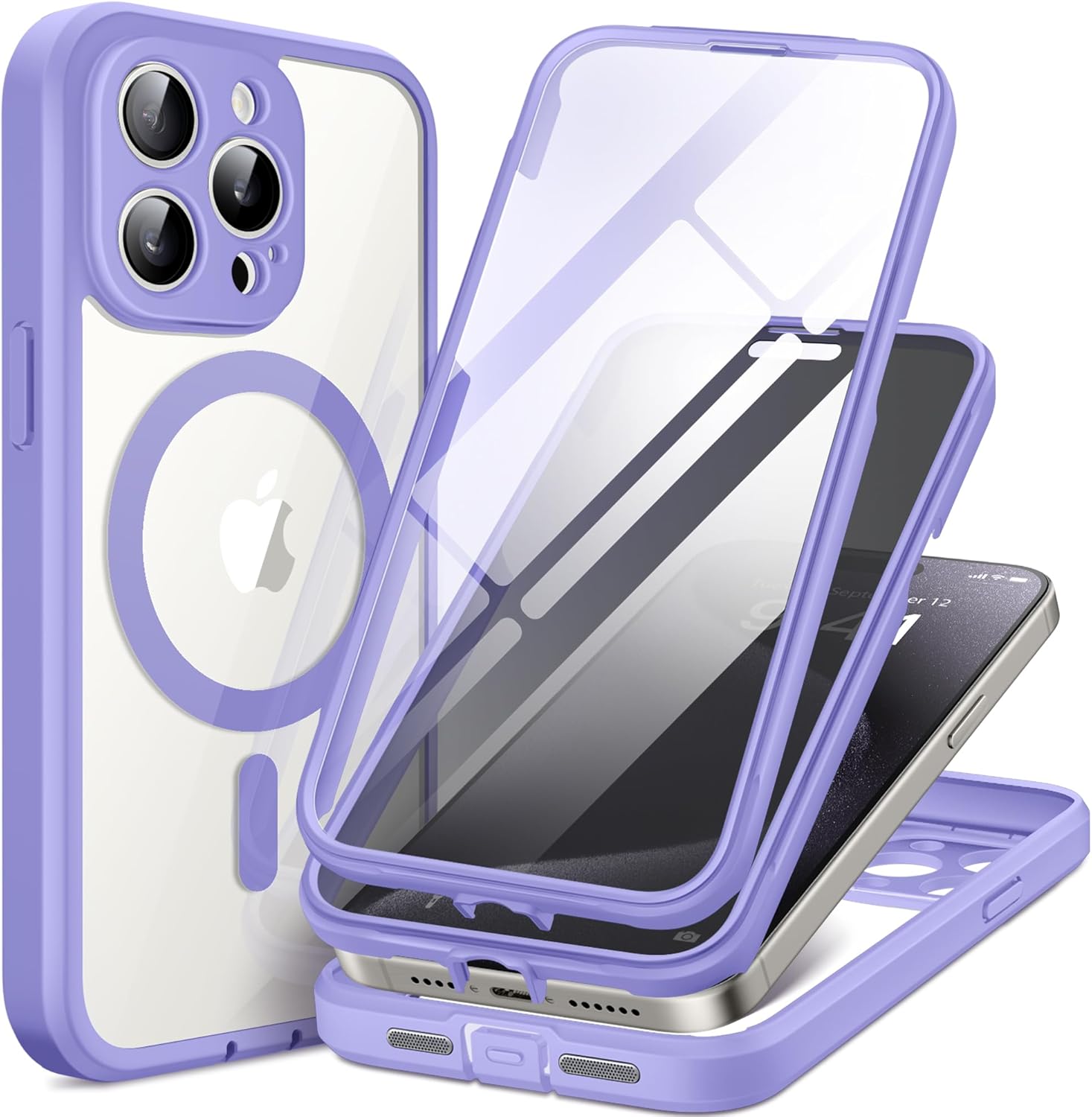 Amazon.com: TIESZEN Magnetic for iPhone 15 Pro Max Case, [Dustproof ...