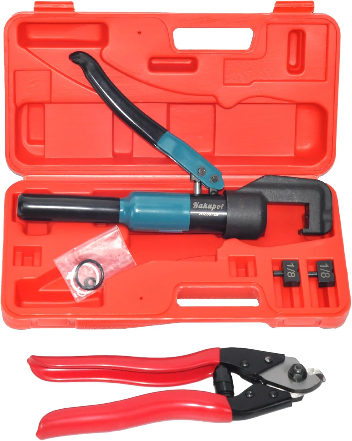 Hydraulic Crimper Tool -MUSVOH Crimping Tool Cable Cutter Hydraulic ...