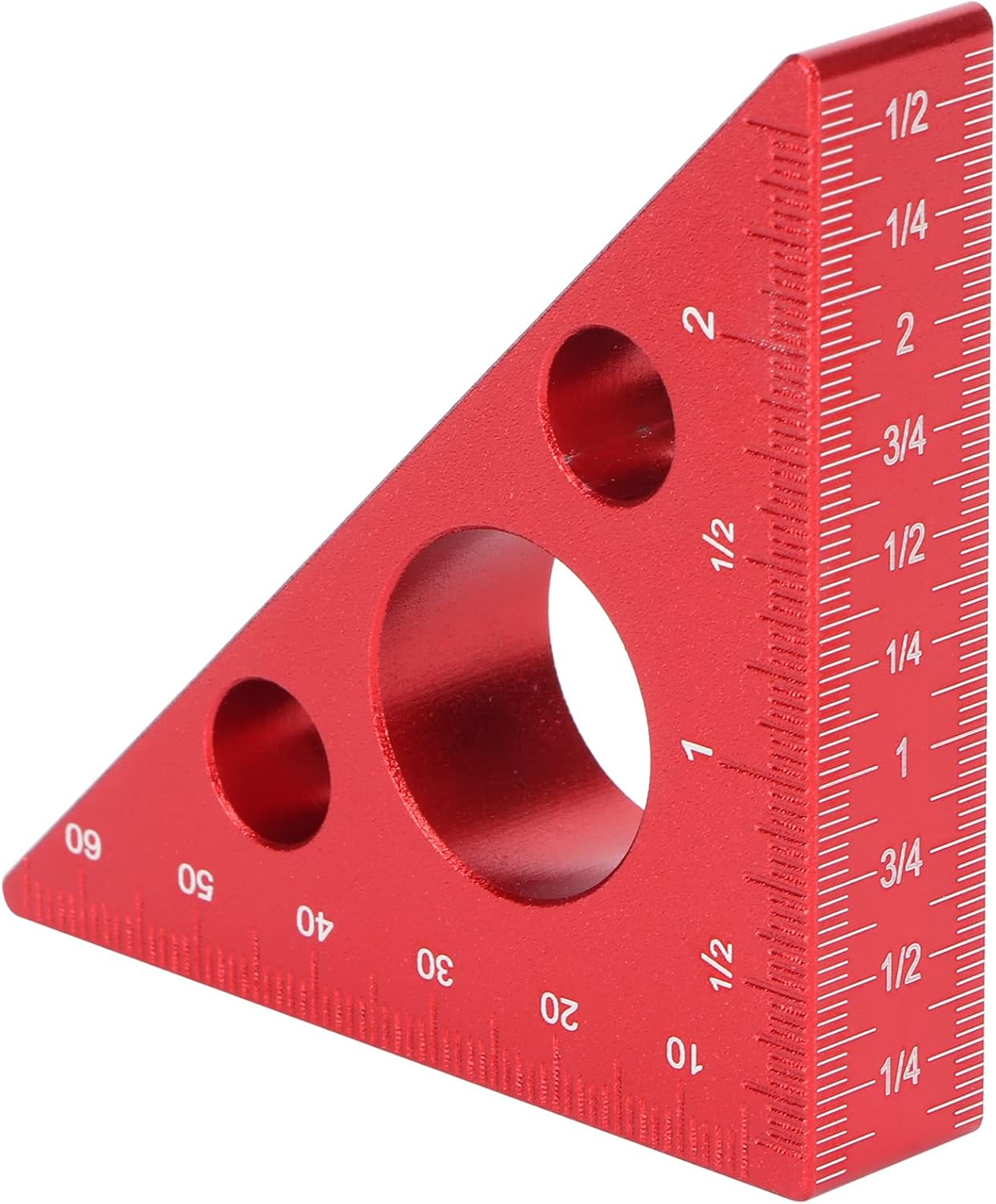 Amazon.com: cyrank 45 Degree Aluminum Alloy Angle Ruler, Triangle Ruler ...