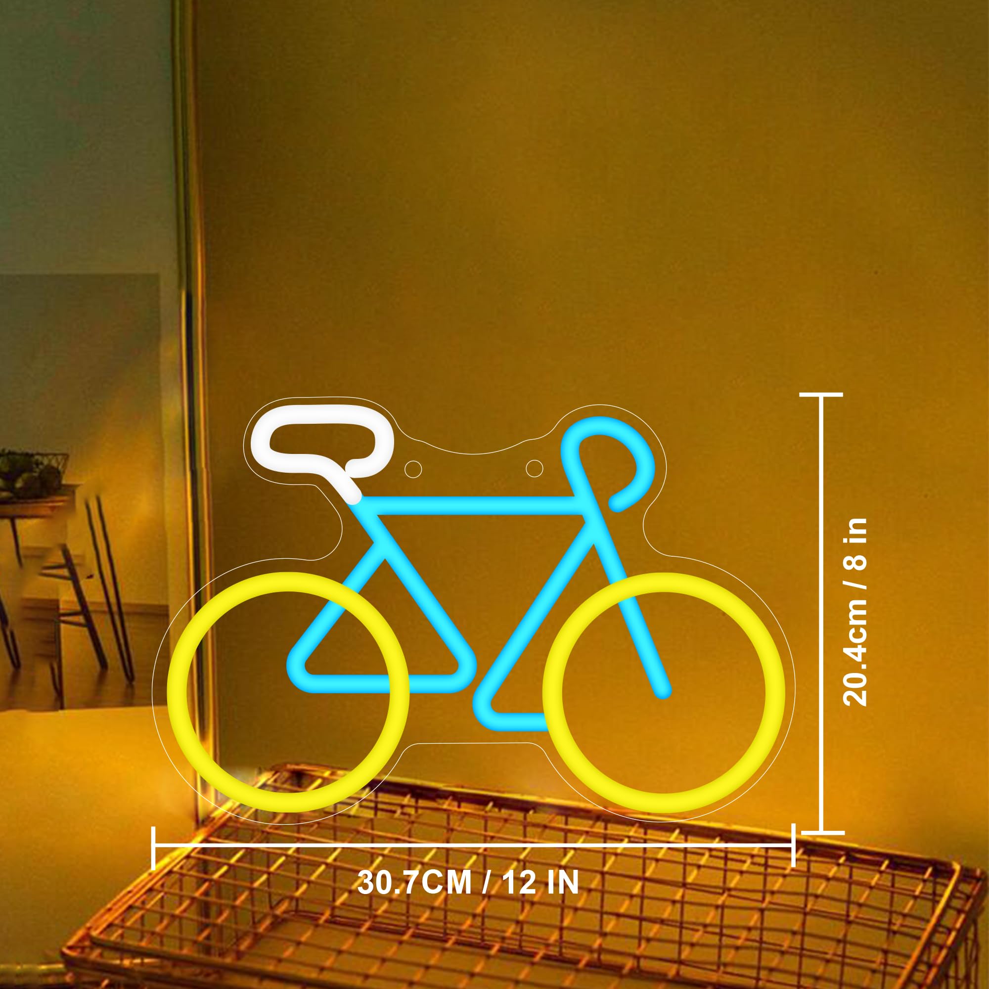 Bike Neon Signs for Wall Decor, Bicyle Neon Lights for Bedroom, Neon ...