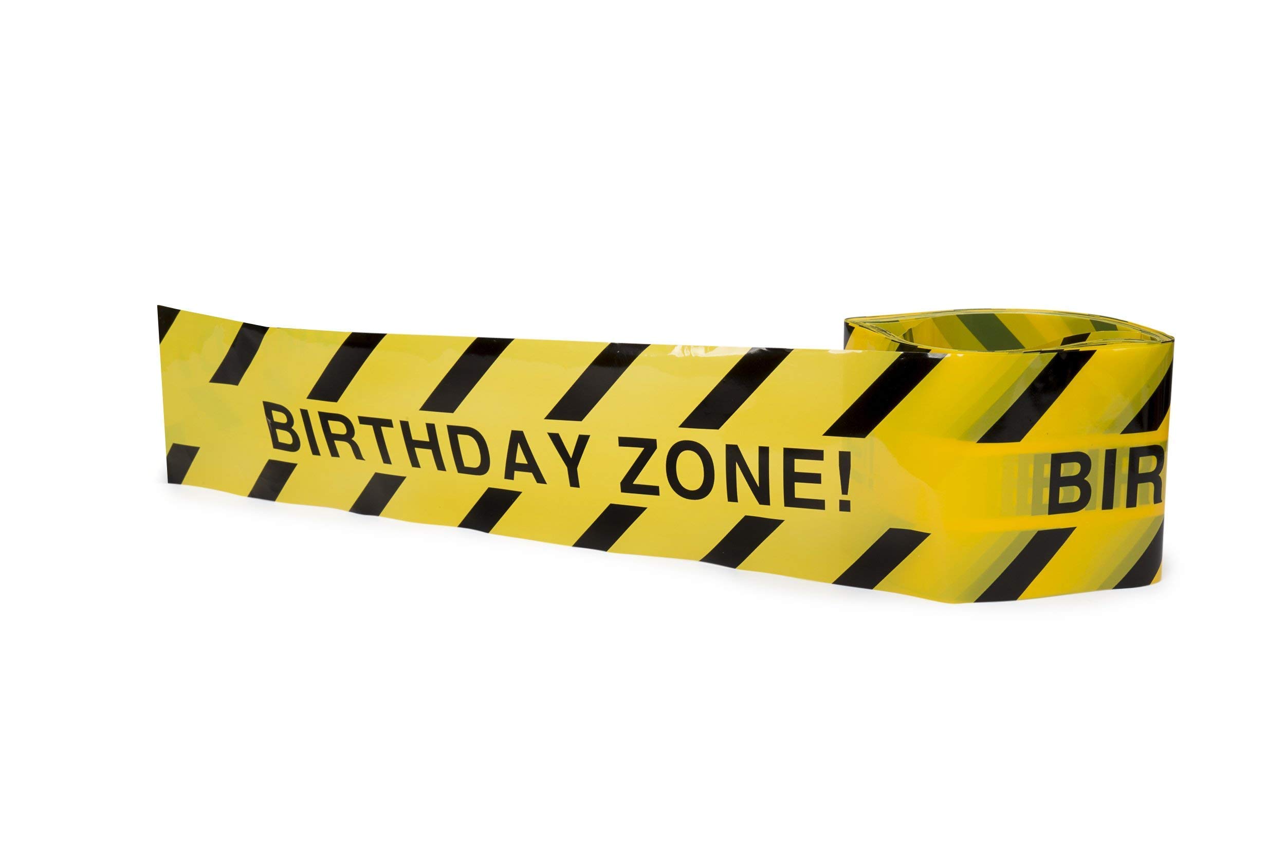 Construction Tape Birthday Zone