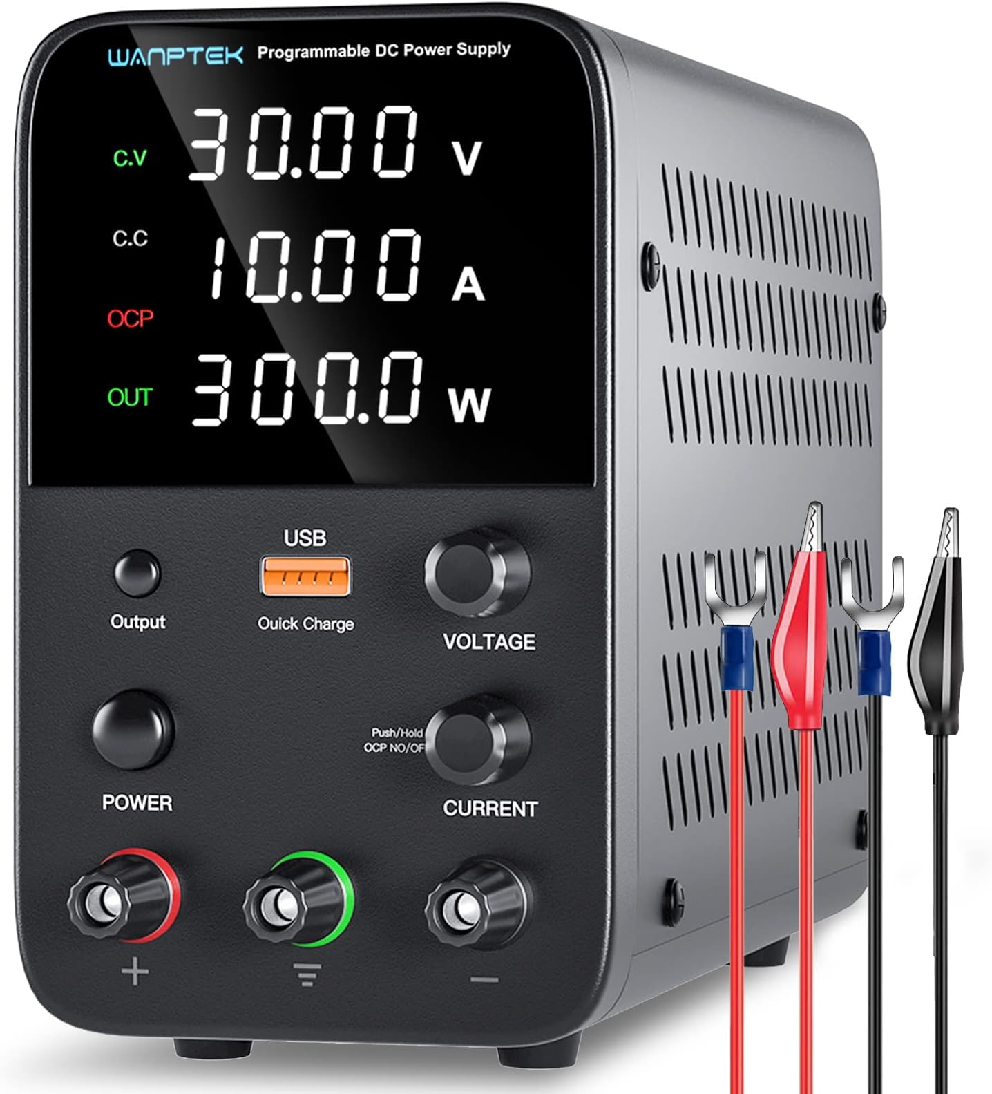 Amazon.com: Dc Power Supply Variable 30V 20A 600W, Bench Power Supply ...