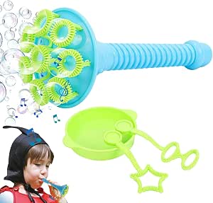 Trumpet Bubble Wand Kids, Funny Trumpet Bubble Blower Toy for Girls ...