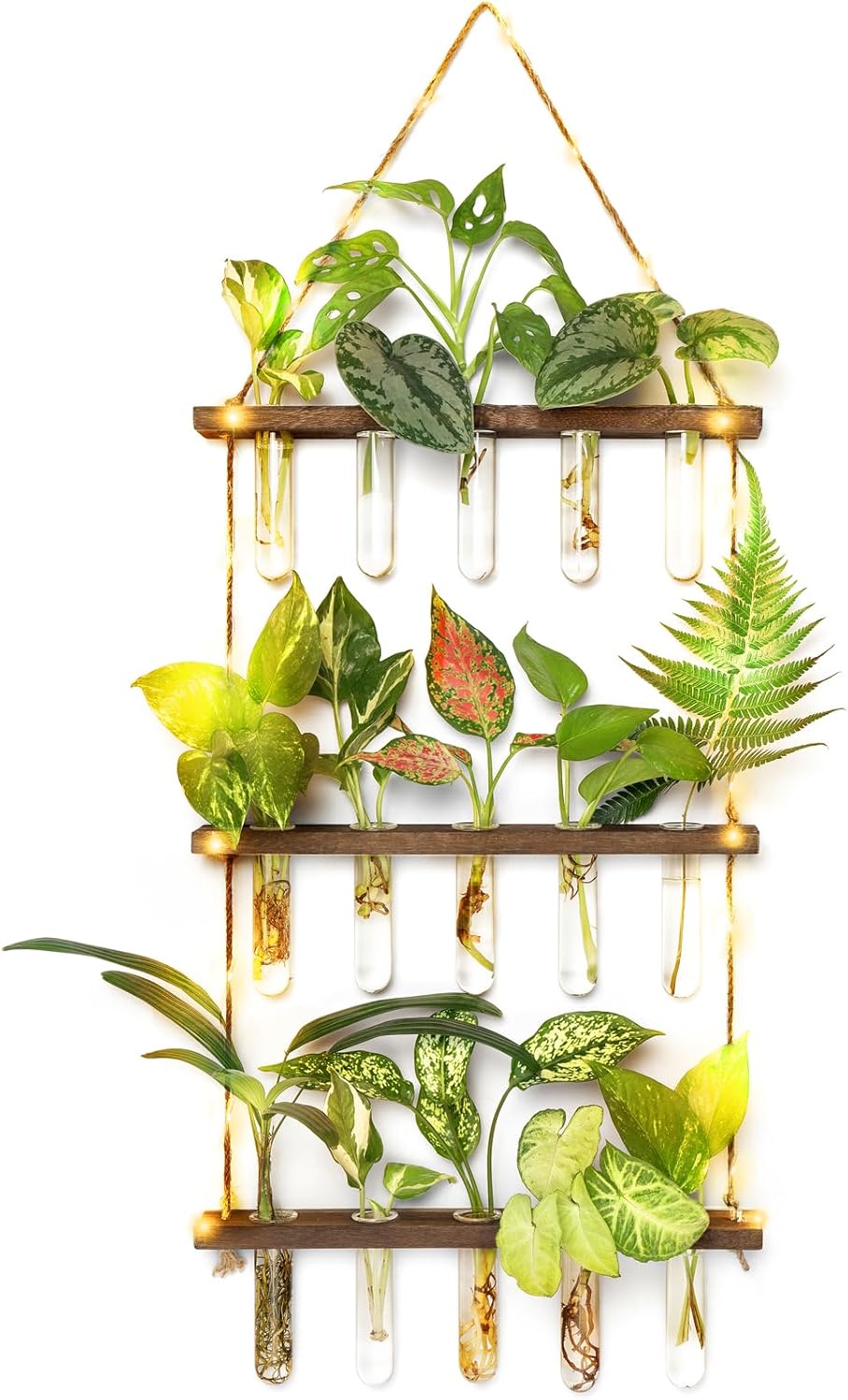 Amazon.com: Mkono Plant Propagation Stations with Light 3 Tiered Wooden ...