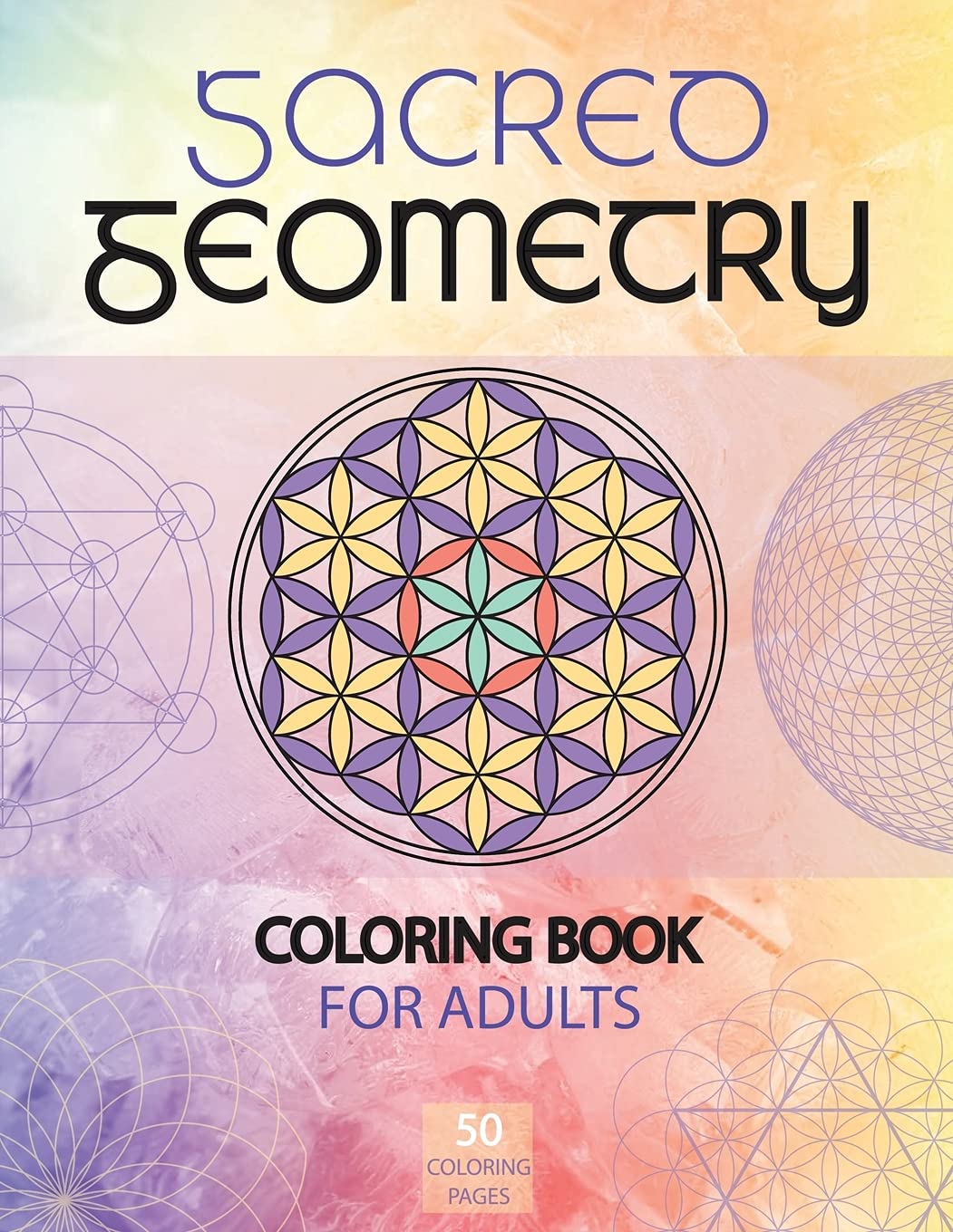 Sacred Geometry Coloring Book for Adults: A Spiritual Geometry Coloring ...