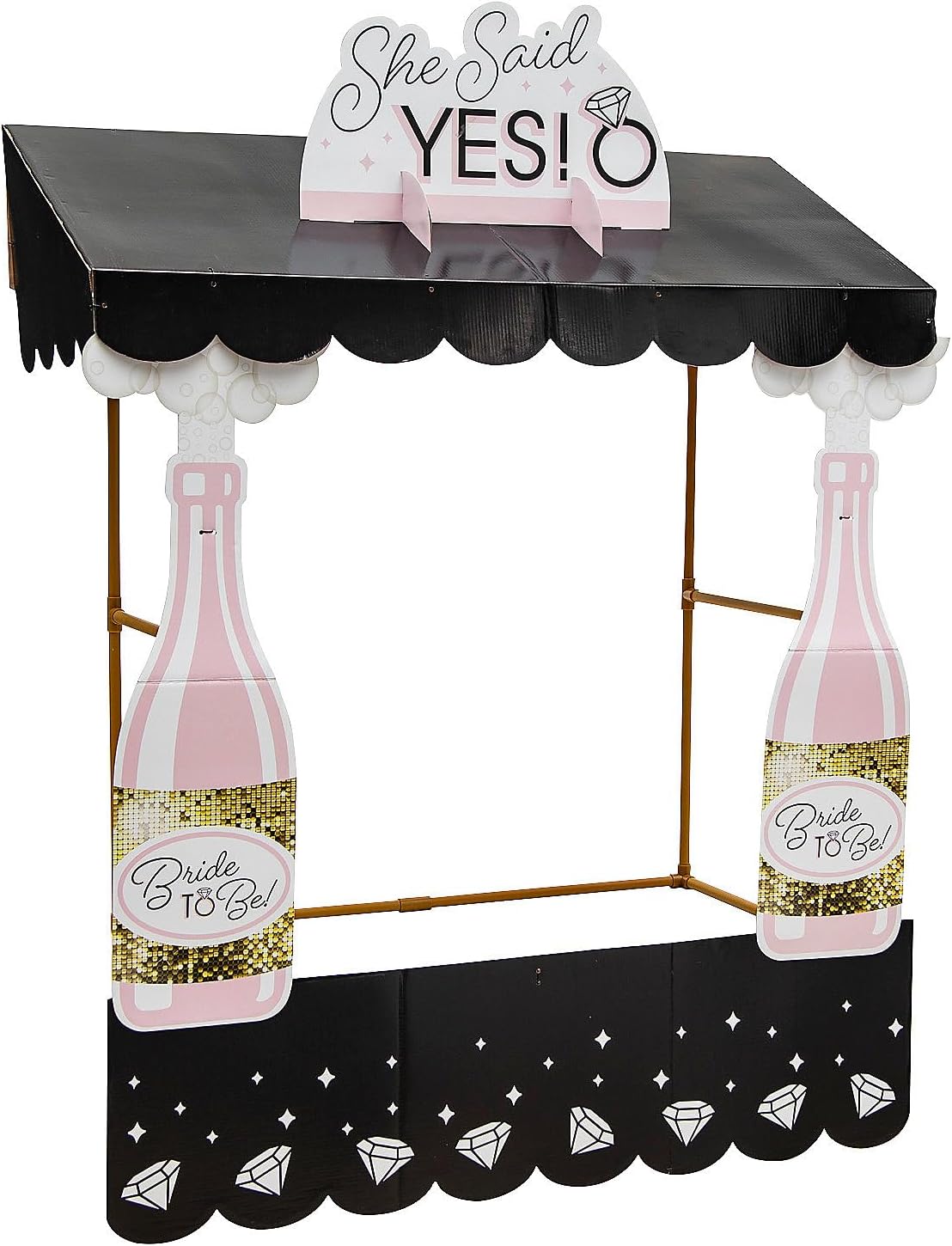 Amazon.com: Fun Express Bachelorette Party Tabletop Hut with Frame - 6 ...