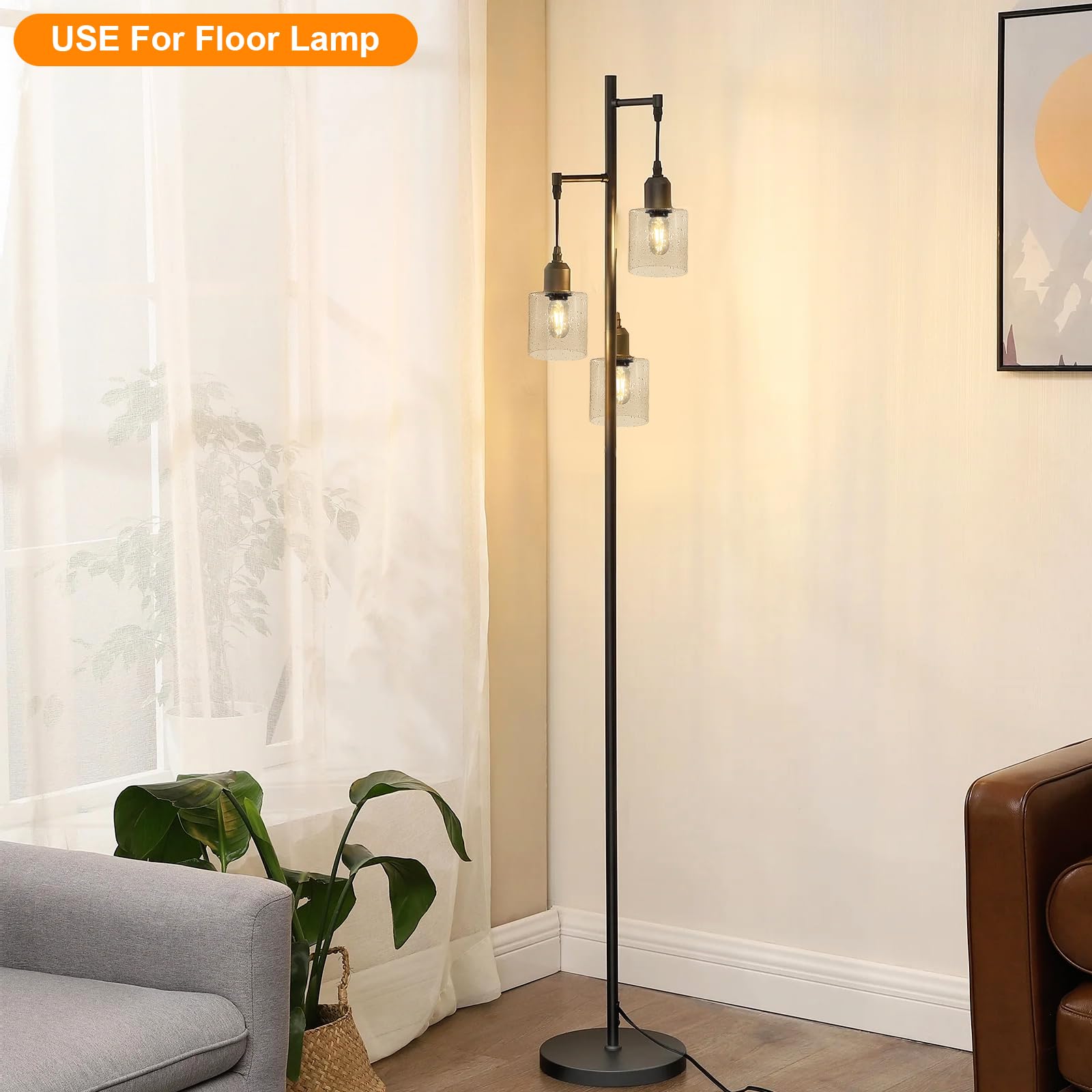 Snapklik.com : Teardrop Glass Shade, 1.7-inch Opening, 4.96-inch Height ...