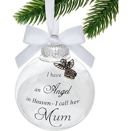 Personalised Memorial Photo Bauble for Christmas - In Loving Memory ...