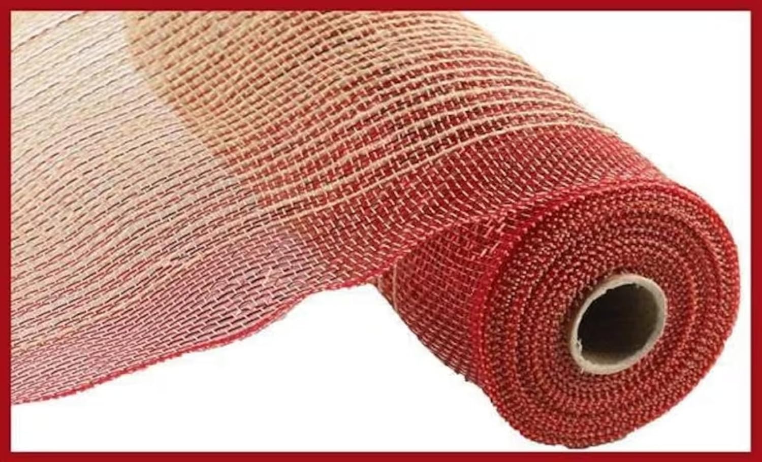Amazon.com: Deco Mesh, Red Natural 10" mesh, 10 Inch Red Natural Deco ...
