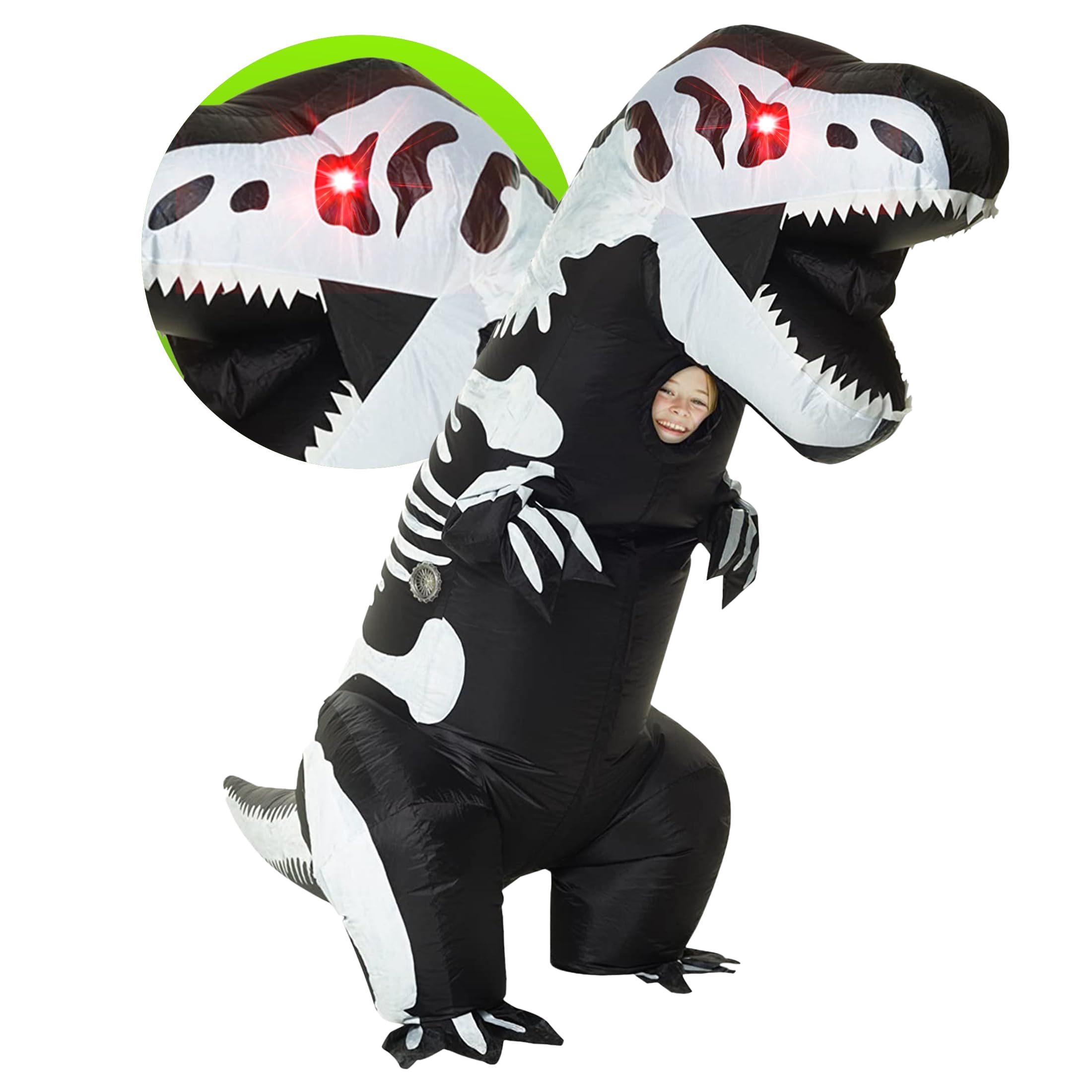 Snapklik.com : Morph Inflatable LED Trex Costume Kids