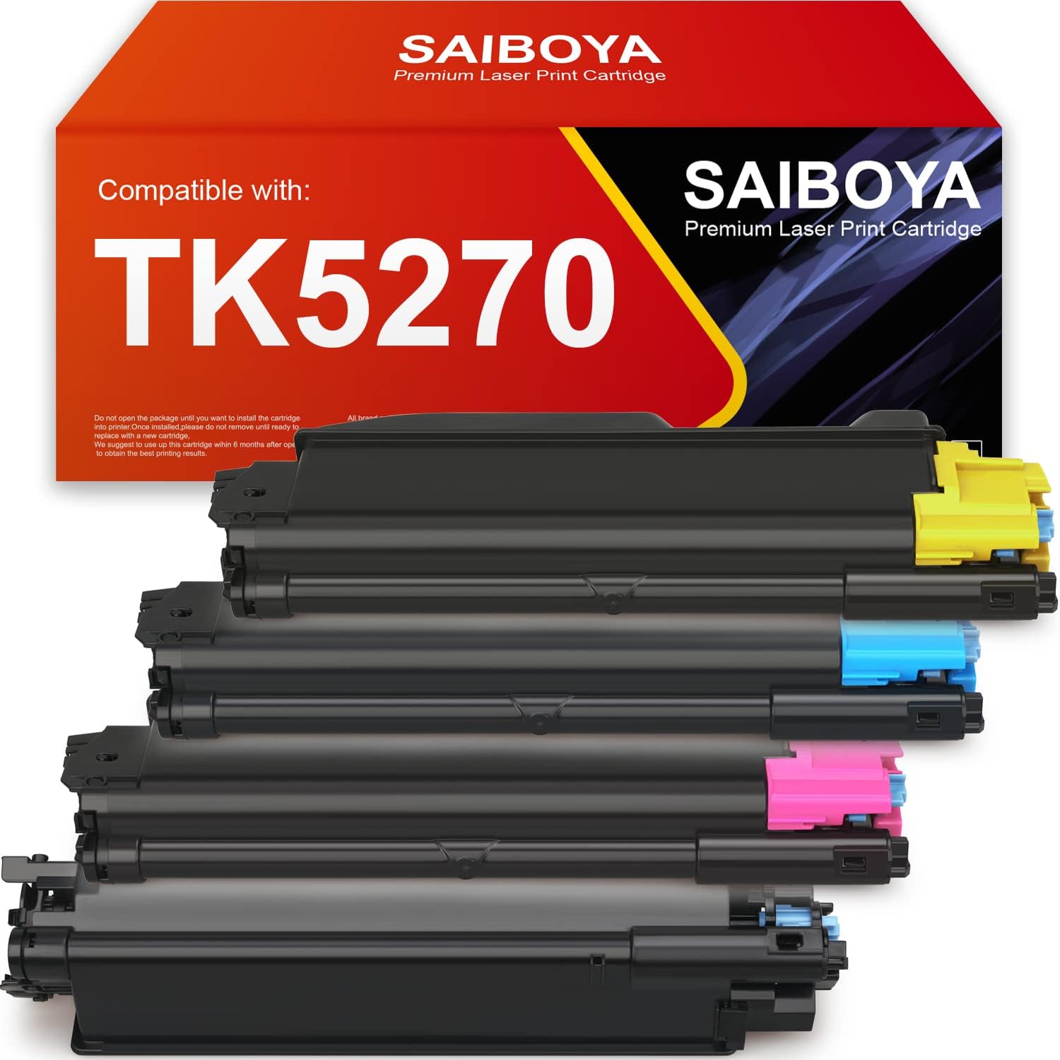 SAIBOYA TK5270 TK-5270 Toner Cartridges Replacement TK5270 TK-5270 ...