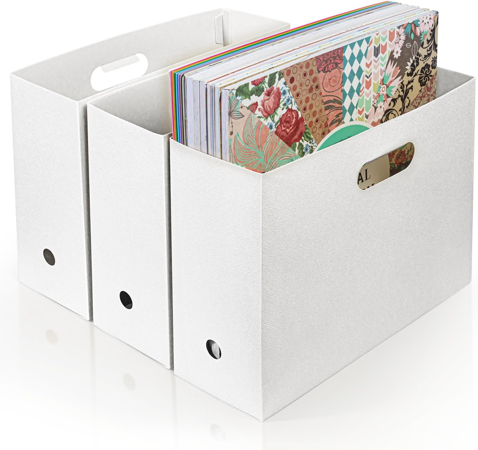 Amazon.com : Foldable Scrapbook Paper Storage Organizer, 12x12 ...