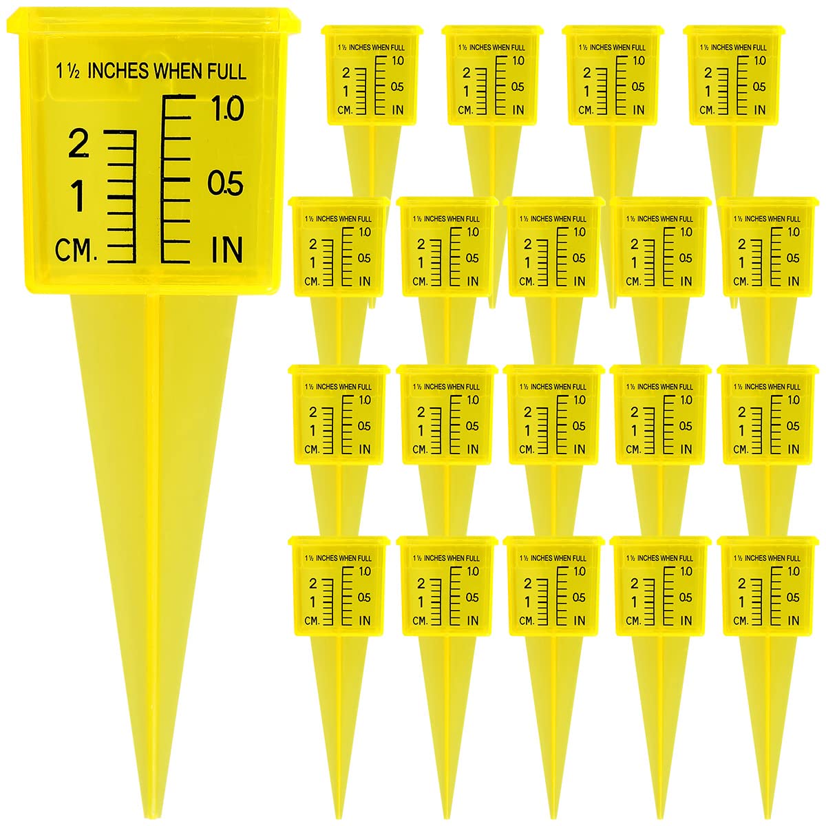 Amazon.com : uywapvt Rain Gauge Outdoor, 10/20Pcs Sprinkler Gauge, Rain ...