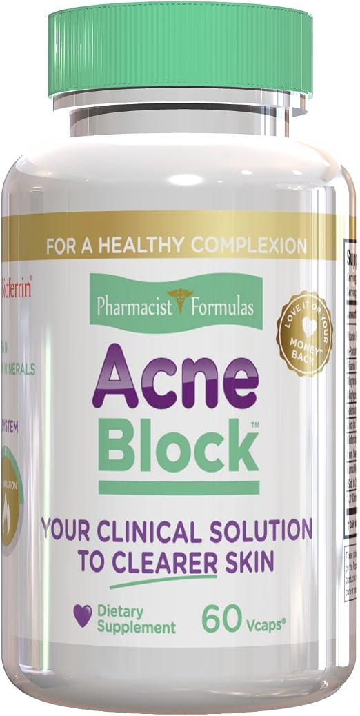 Amazon.com: Pharmacist Formulas Acne Block - Natural Blemish, Pimple ...