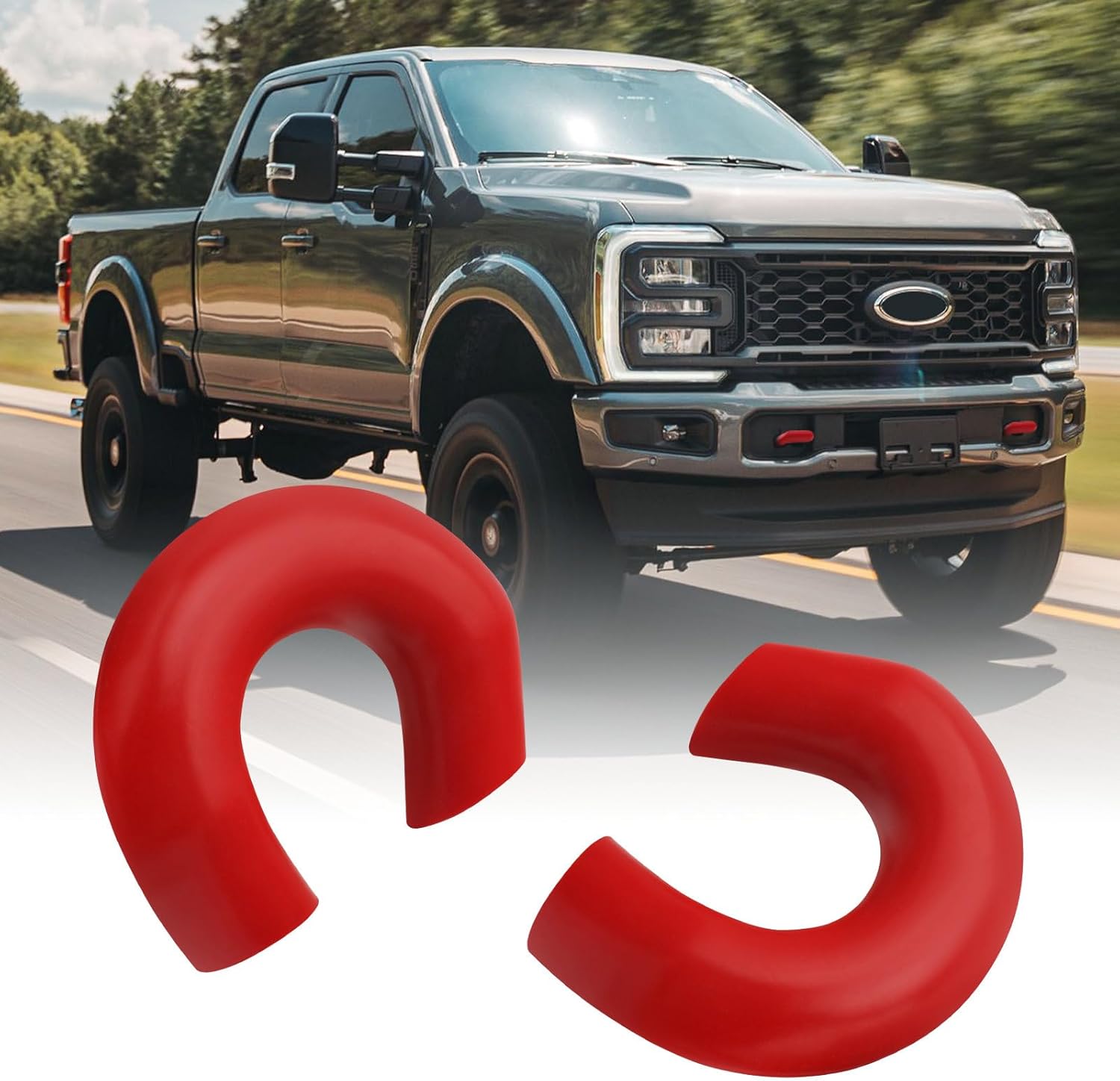 Amazon.com: TECHPICCO Tow Hooks Covers for Ford Super Duty F250 F350 ...