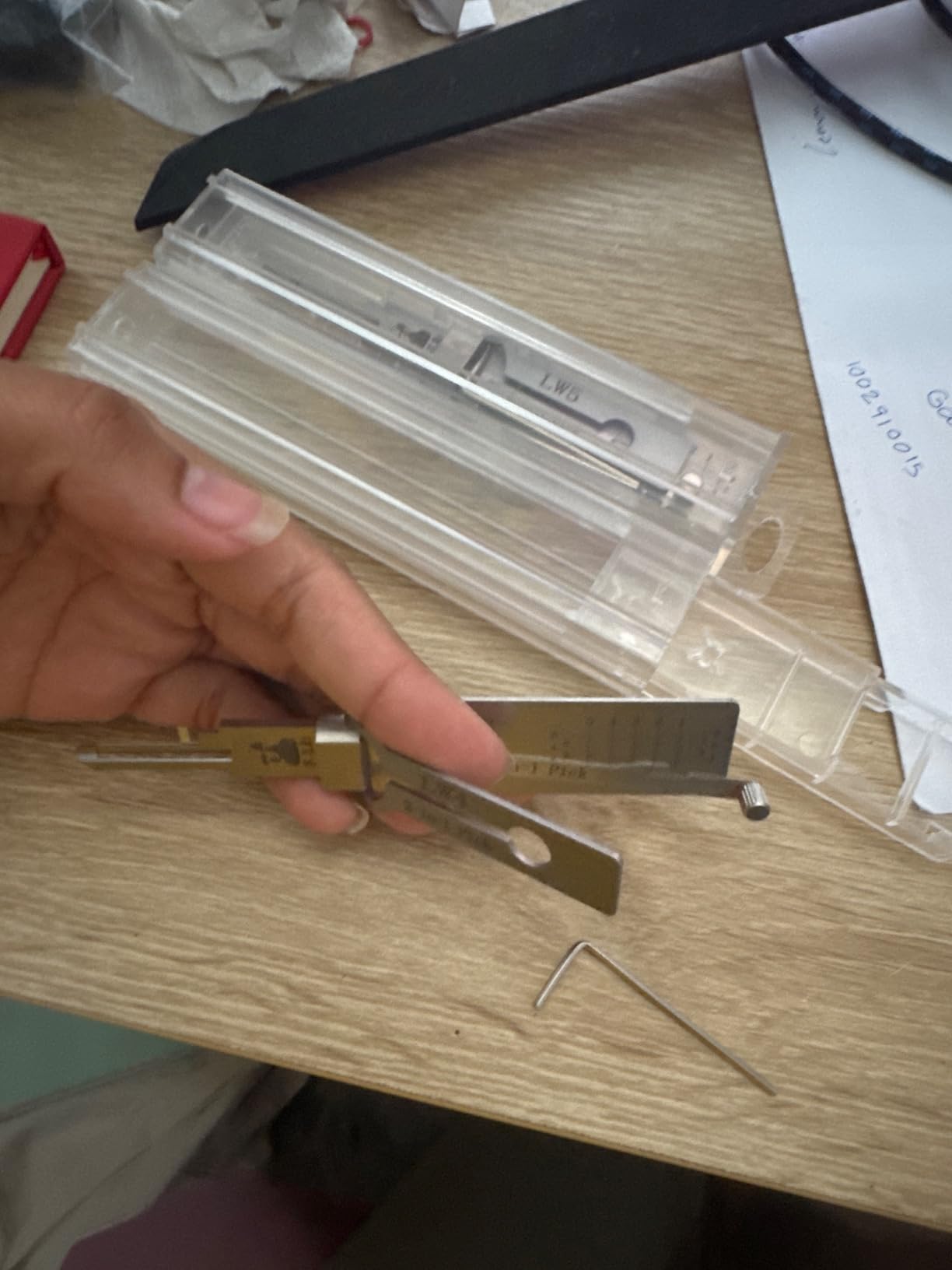 AGOUH LiShi 2 in 1 Lock Pick Tool LW4 and LW5 Open Australian Lockwood ...