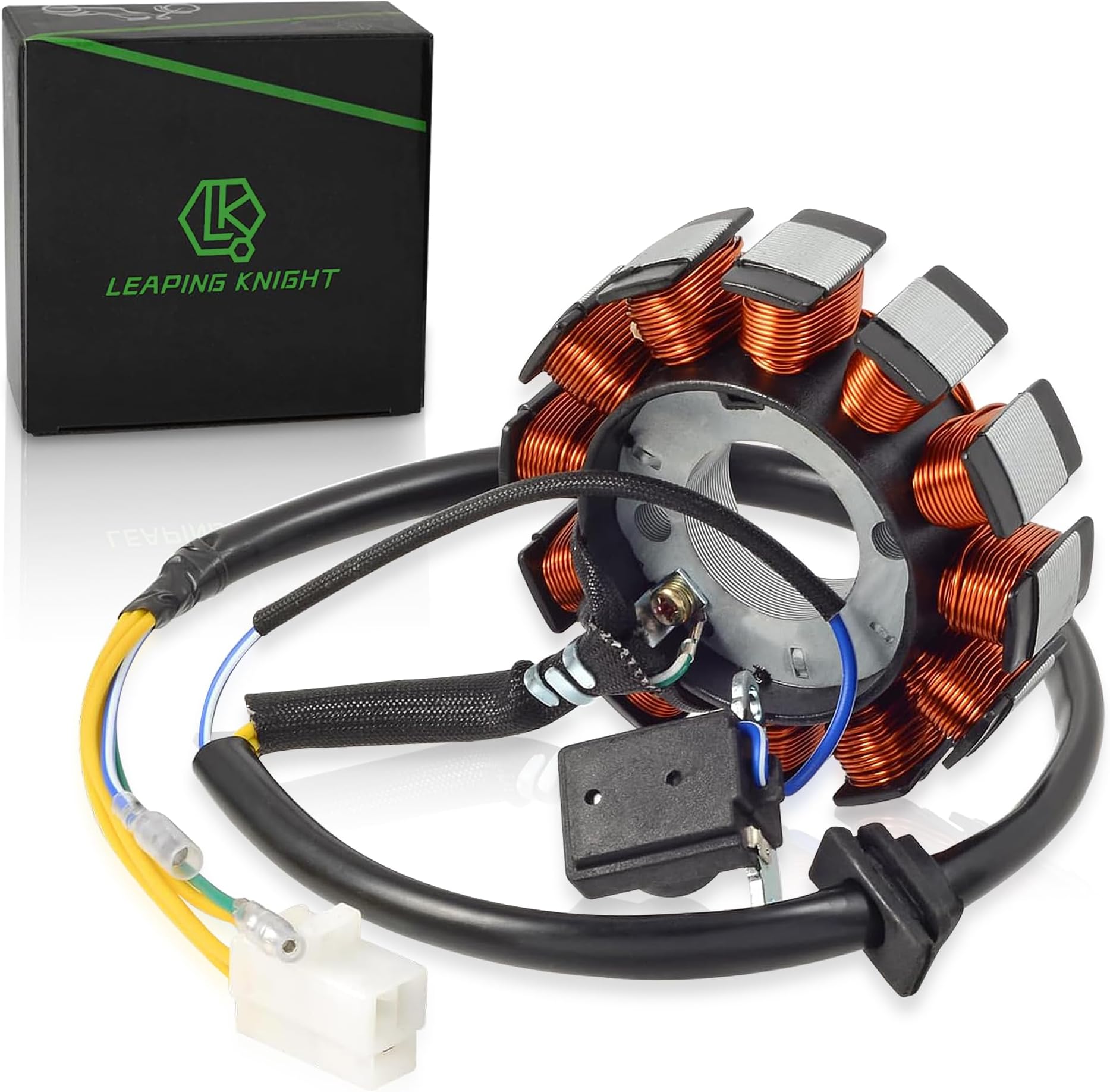 Amazon.com: 8 Pole DC Magneto Stator GY6 50 Charging Coil Alternator ...