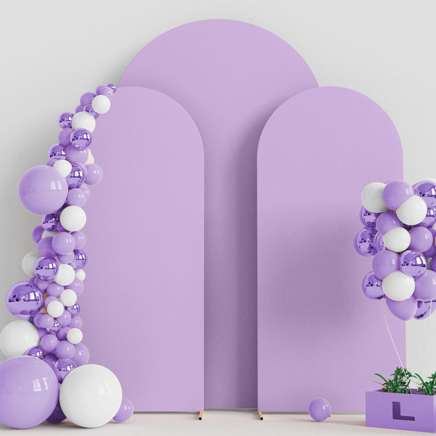 Amazon.com : Wokceer Wedding Arch Cover 7.2FT, 6FT, 6FT Spandex Set of ...