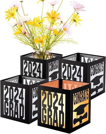 Amazon.com: CINPIUK 2024 Graduation Centerpiece, Class of 2024 ...