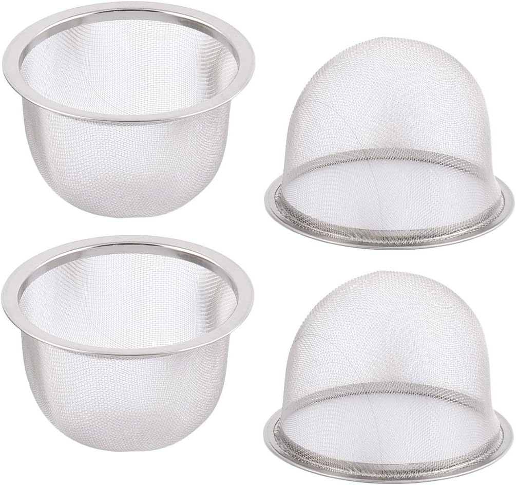 Amazon.com: uxcell 4pcs Stainless Steel Mesh Tea Leaves Stainer Teapot ...