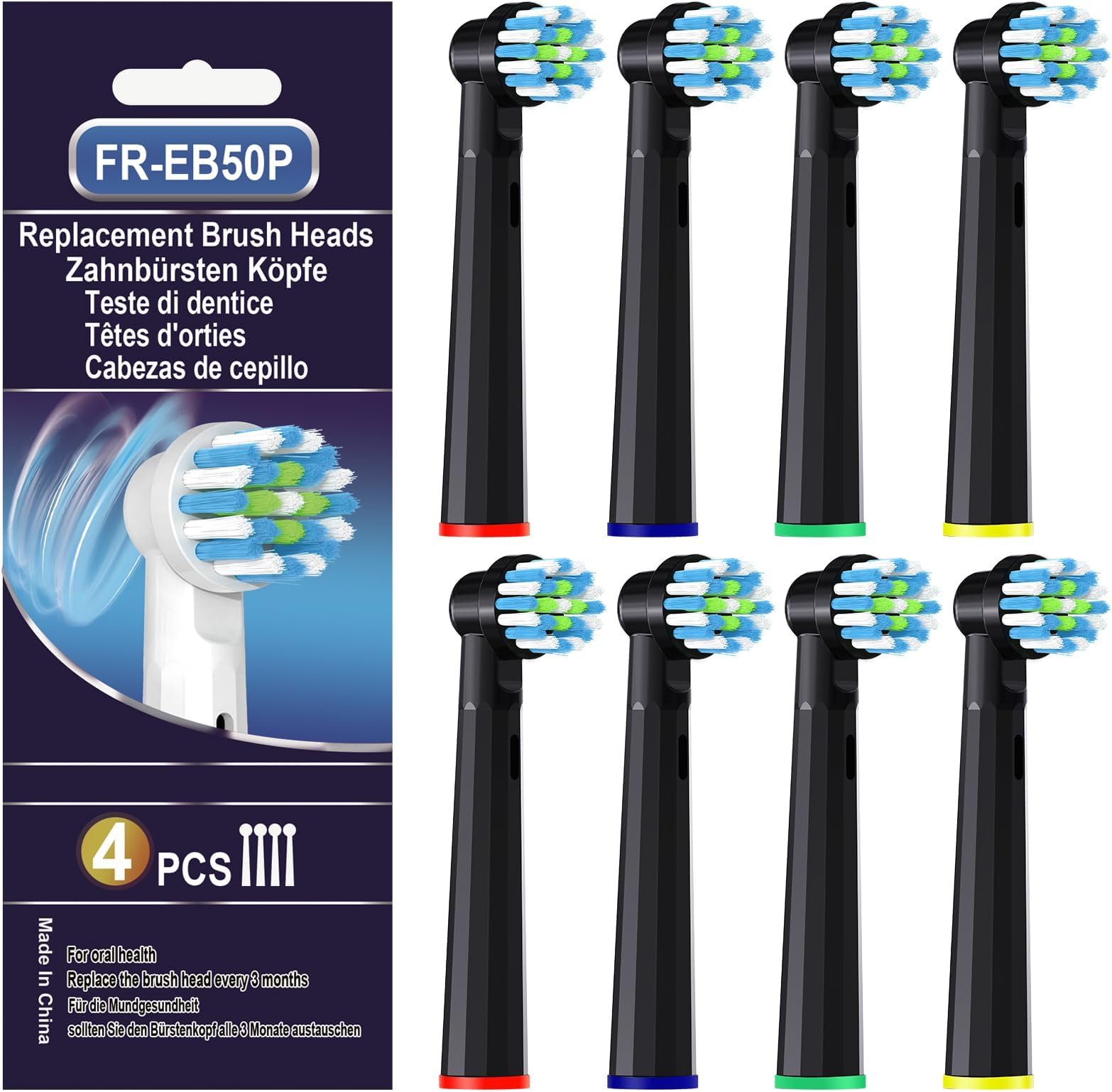 Amazon.com : Schallcare Replacement Brush Heads Compatible with Oral B ...