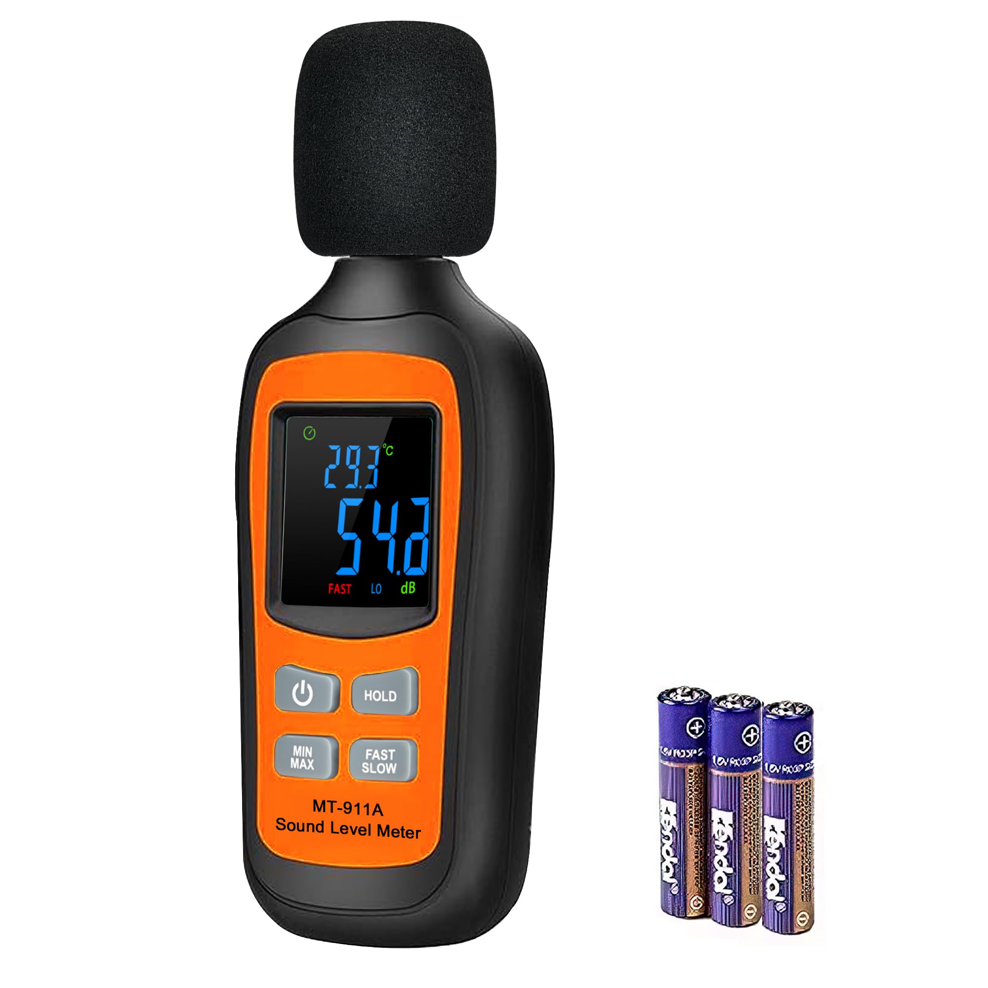 Decibel Meter,Digital Sound Level Meter Portable SPL Meter,35dB to ...