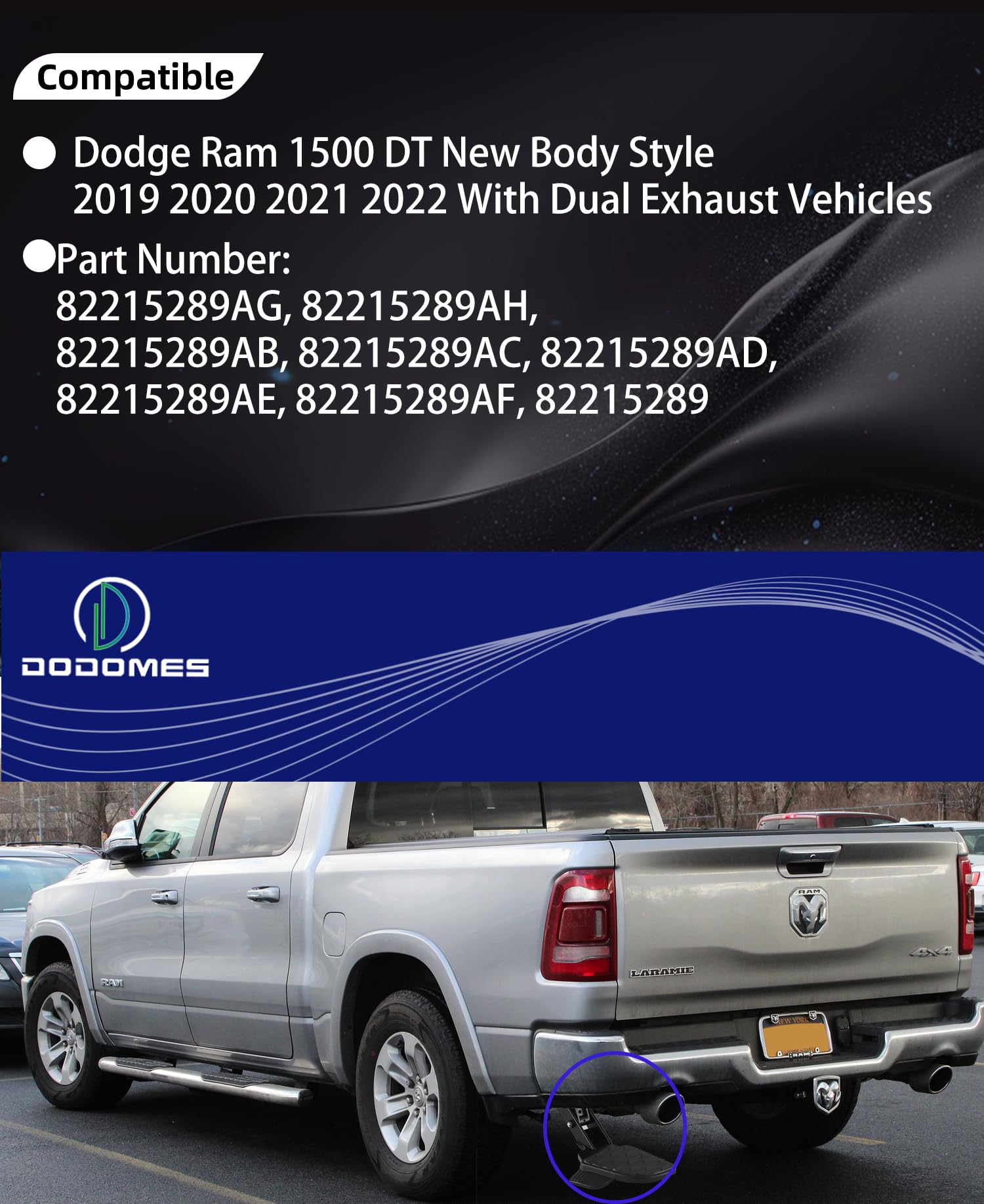 Snapklik.com : Dodomes Rear Bed Step Retractable Truck Bumper Step ...