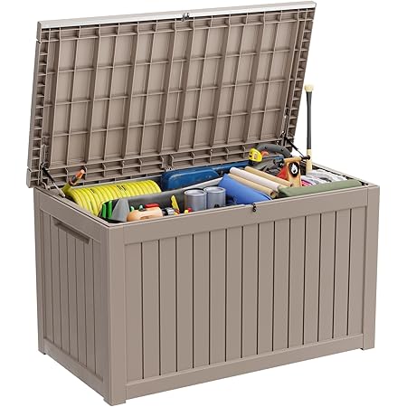 Amazon.com: Deck Box - 230 Gallon Large Outdoor Storage box,Waterproof ...