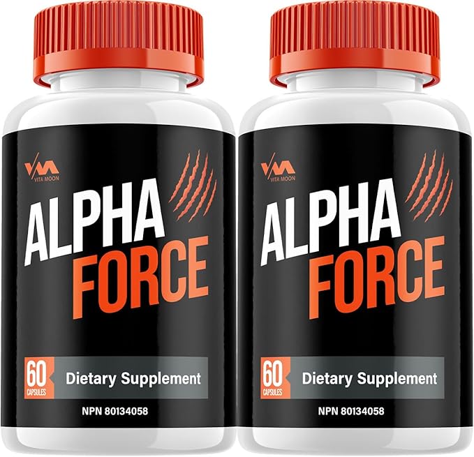 (2 Pack) Alpha Force Male Enhancer Capsules - AlphaForce Official Formula, Natural Support ...