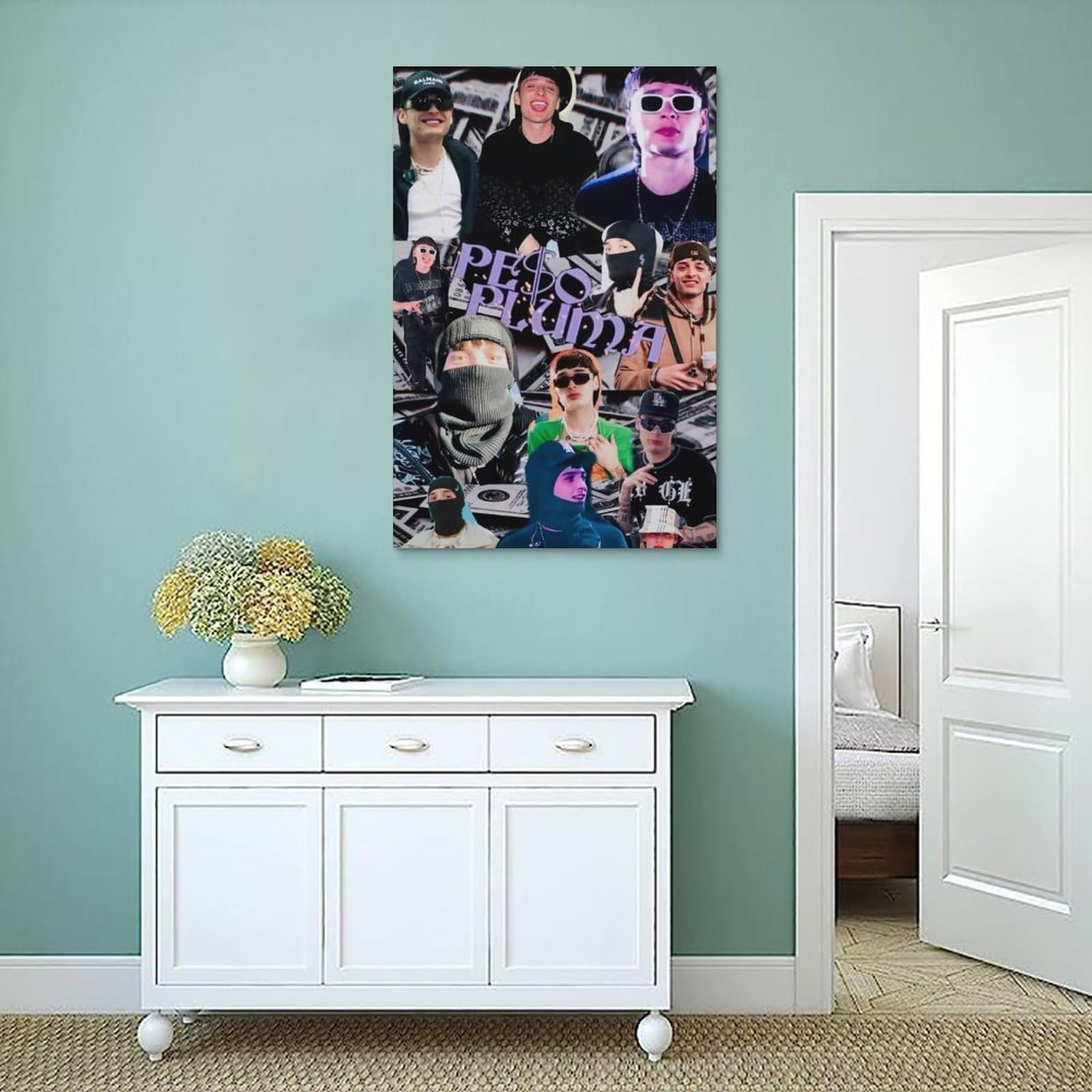 Snapklik.com : ShenMou Rapper Singer Peso Poster Pluma Canvas Art ...