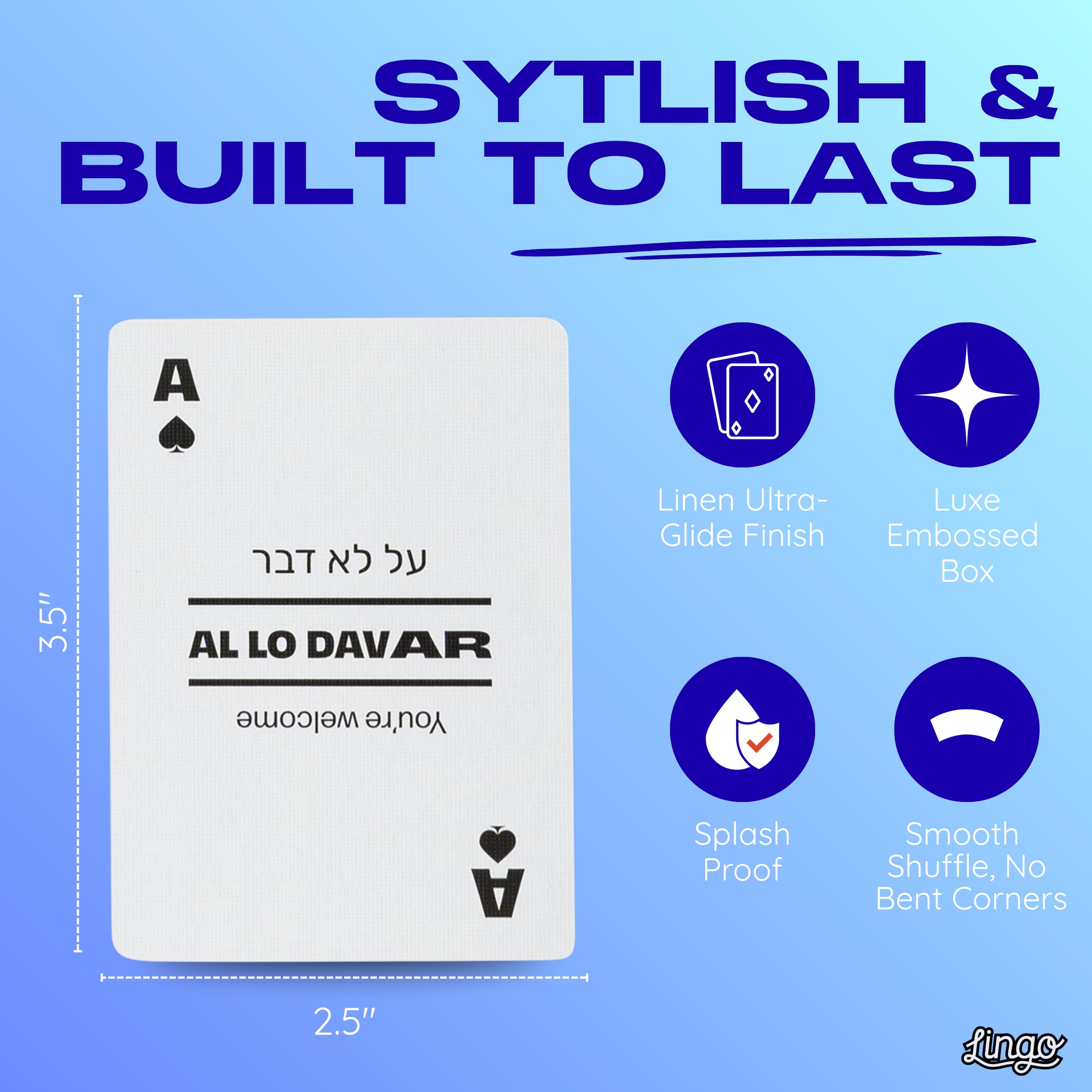 Snapklik.com : Hebrew Playing Cards Travel Flashcards Learn Hebrew ...