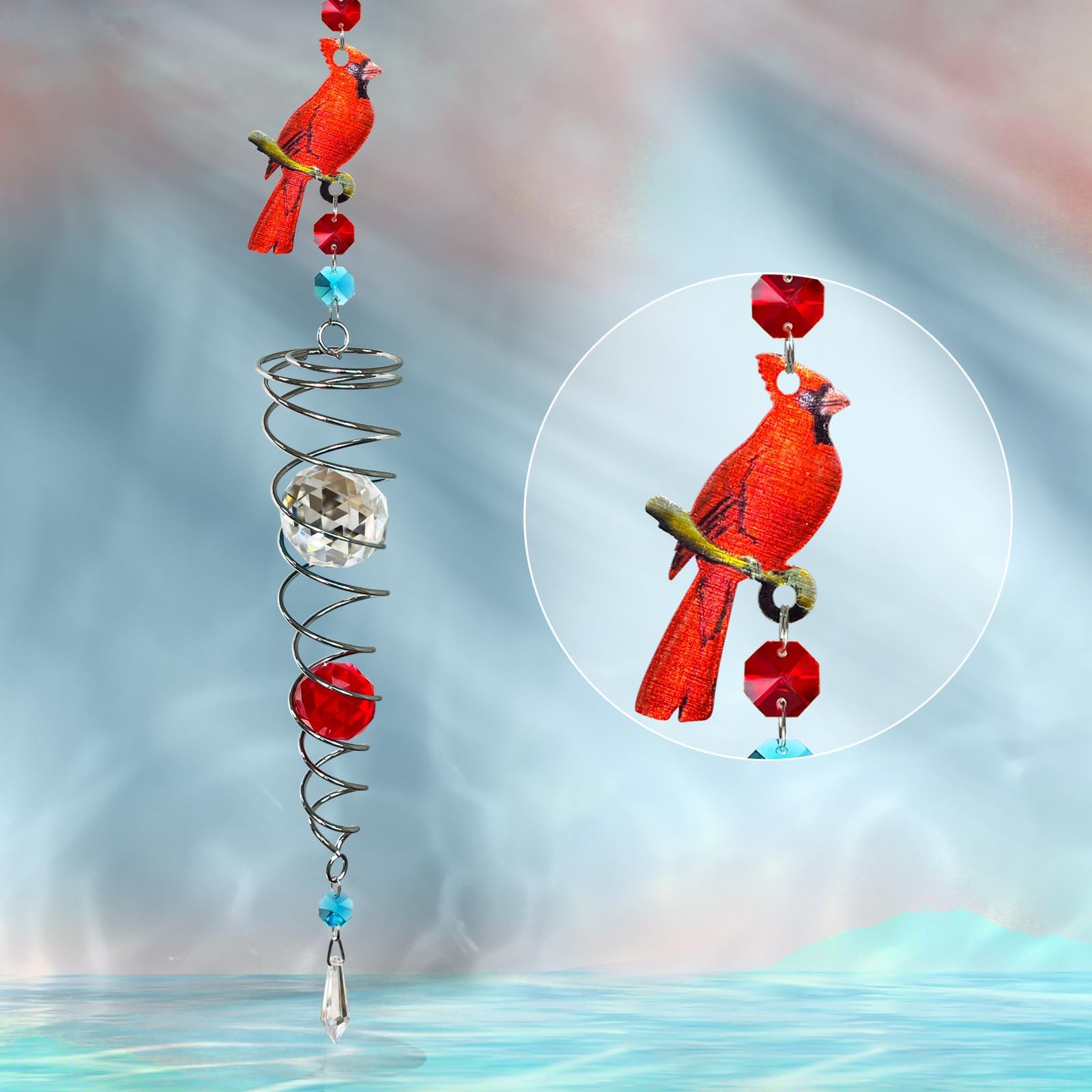 Amazon.com : Decorative Spiral - 2024 New Gazing Ball Spiral Tail Wind ...