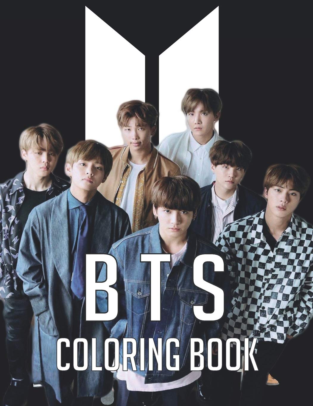 Buy BTS Coloring Book: Funny Bangtan Boys Coloring Books , Stress with ...