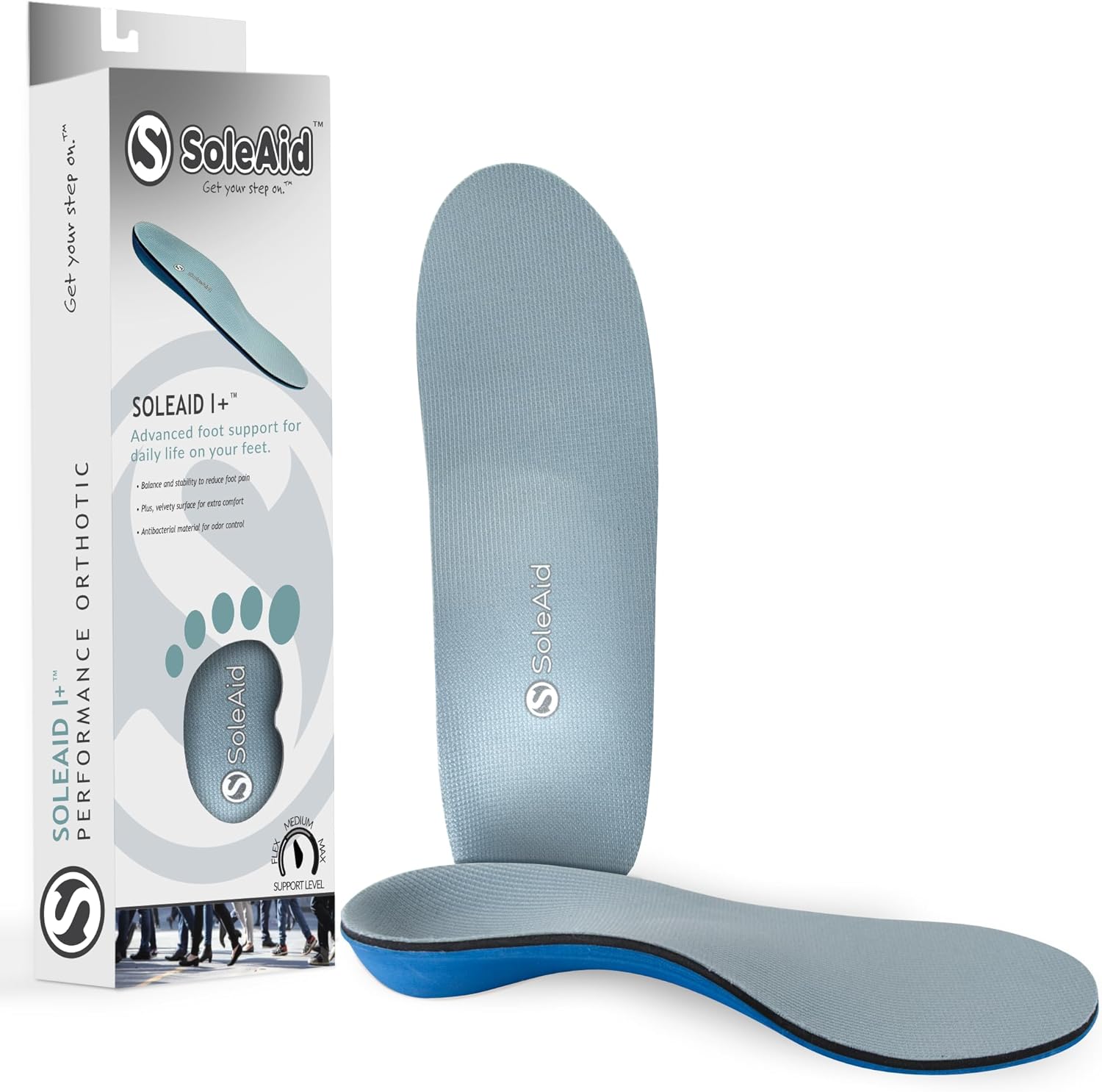 Amazon.com: SoleAid Insole Plus Met Pad Advanced Foot Arch Support ...