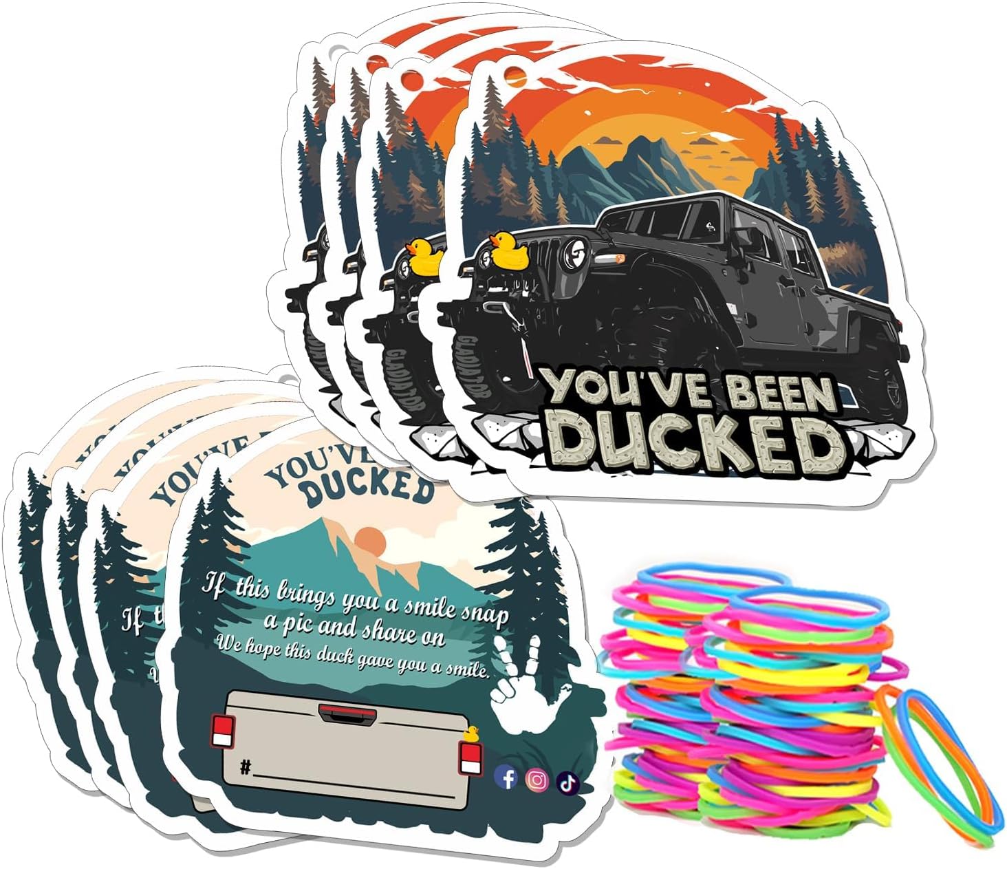 Amazon.com : Duck Duck Tags, You 've Been Ducked Card, Duck Duck ...