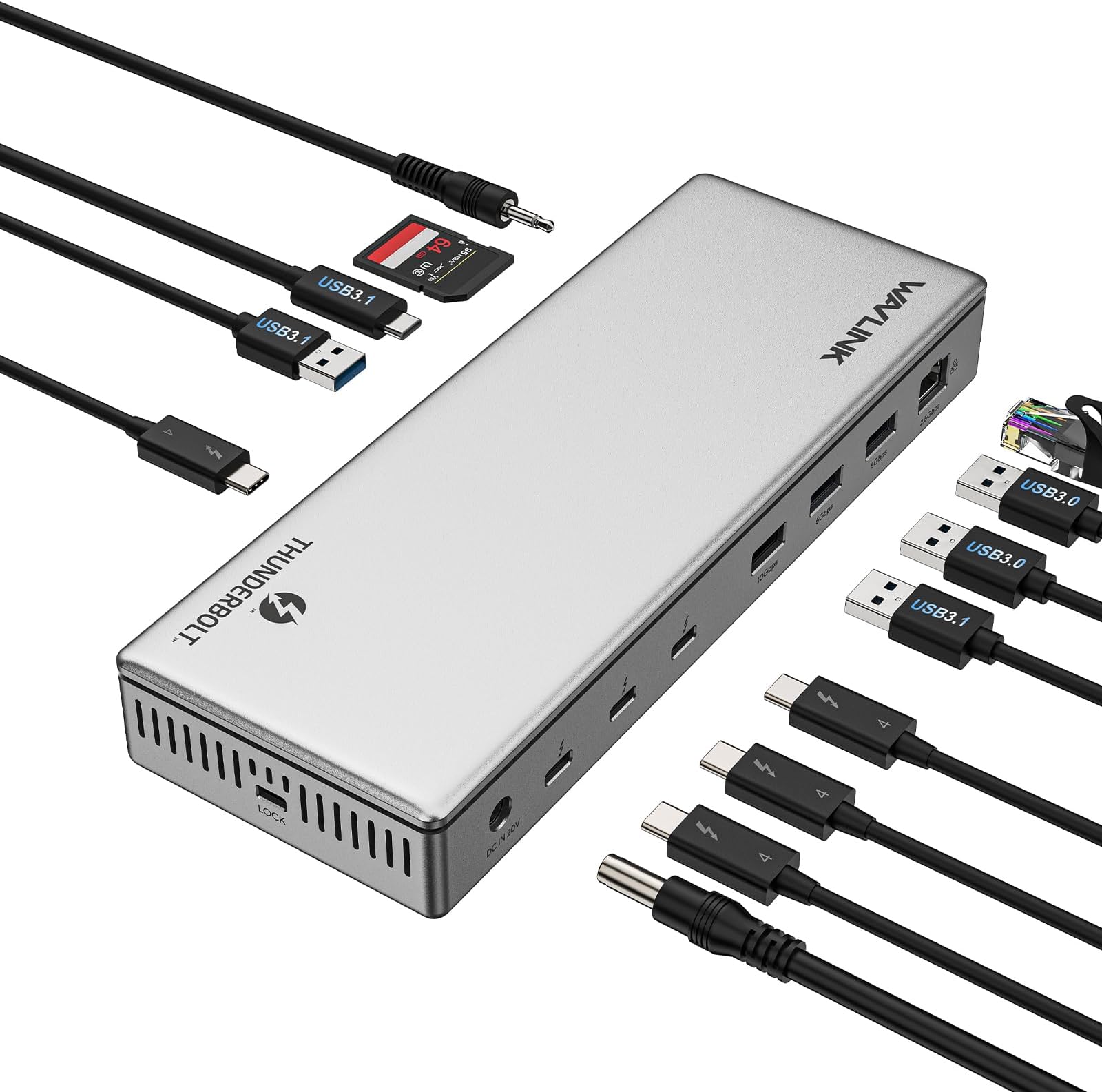 Amazon.com: OWC Thunderbolt Go Dock, 11 Ports, Built in Power Supply ...
