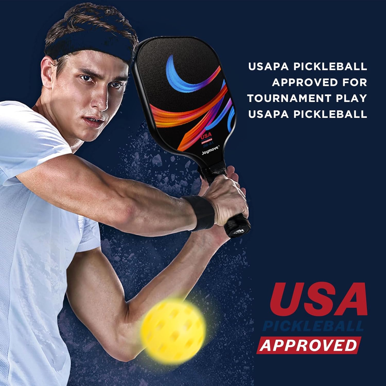 JOYMOVE USAPA Approved Fiberglass Pickleball Set, 234 Pickleball ...