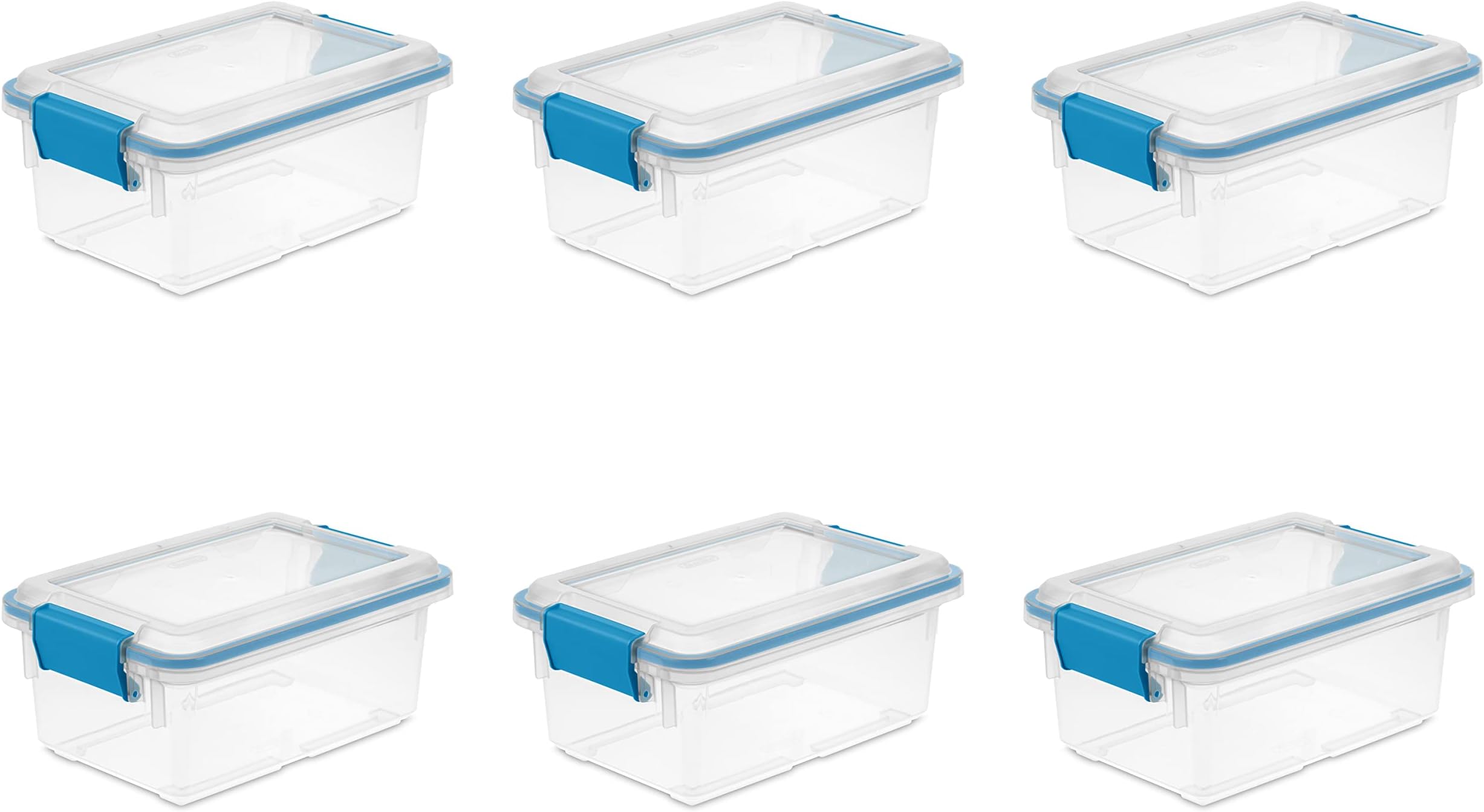 Amazon.com - Sterilite 32 Quart Clear Plastic Stacking Storage ...