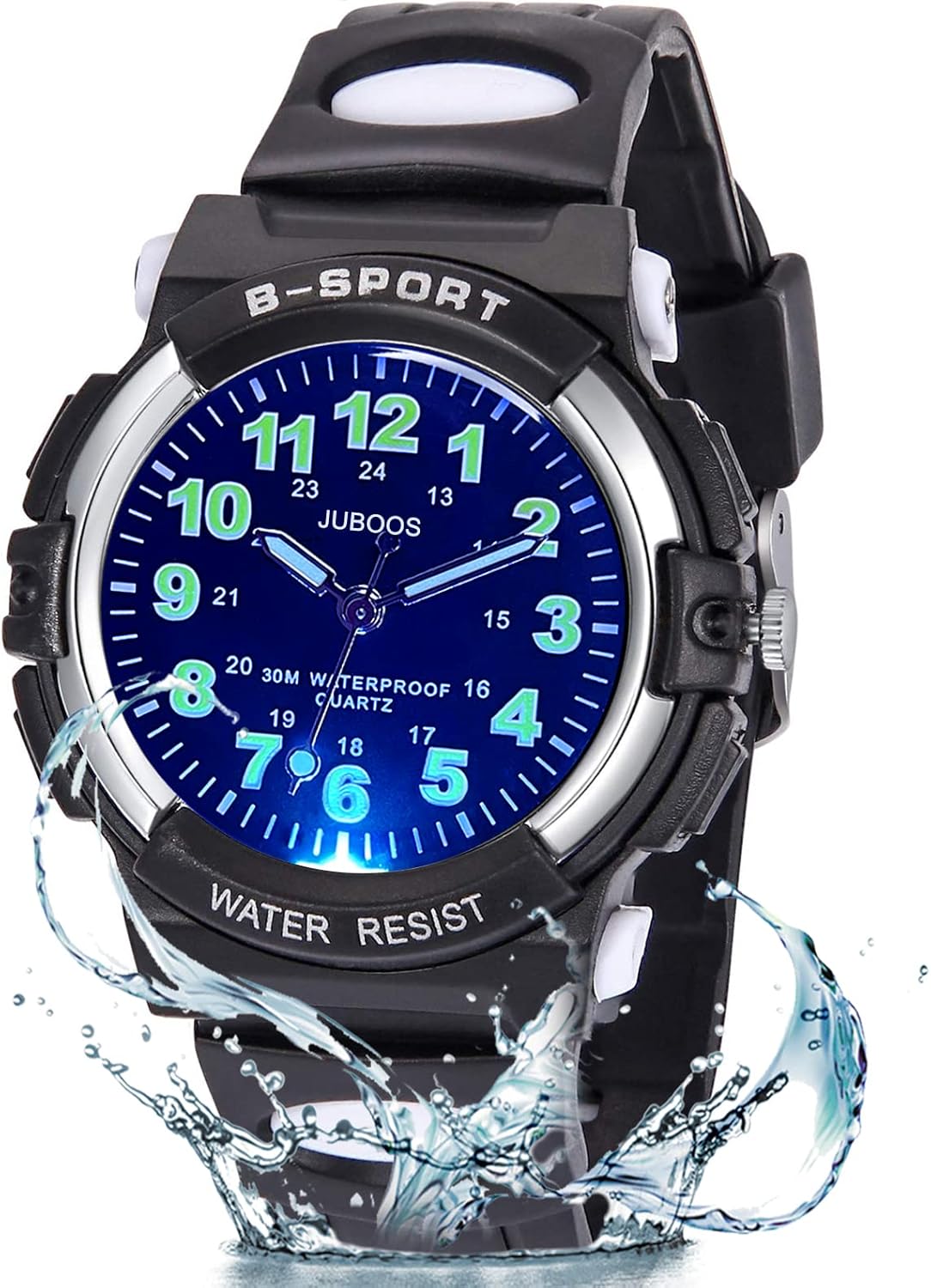 Juboos 7 Color Kids Watches,Children Analogue Quartz Watch for Boys ...