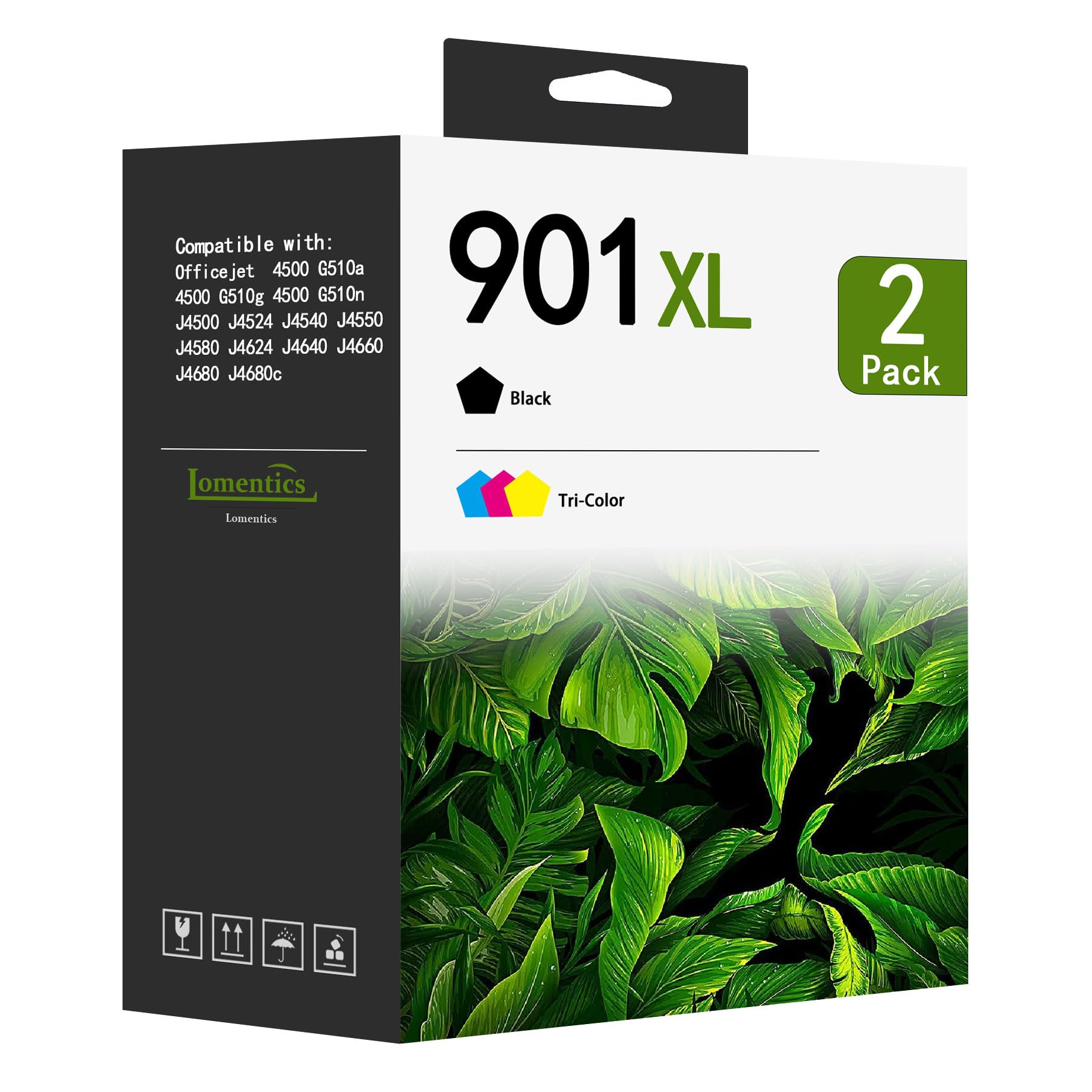 Amazon.com: 901 Ink Cartridges Black/Color Combo Pack -LOMENTI ...
