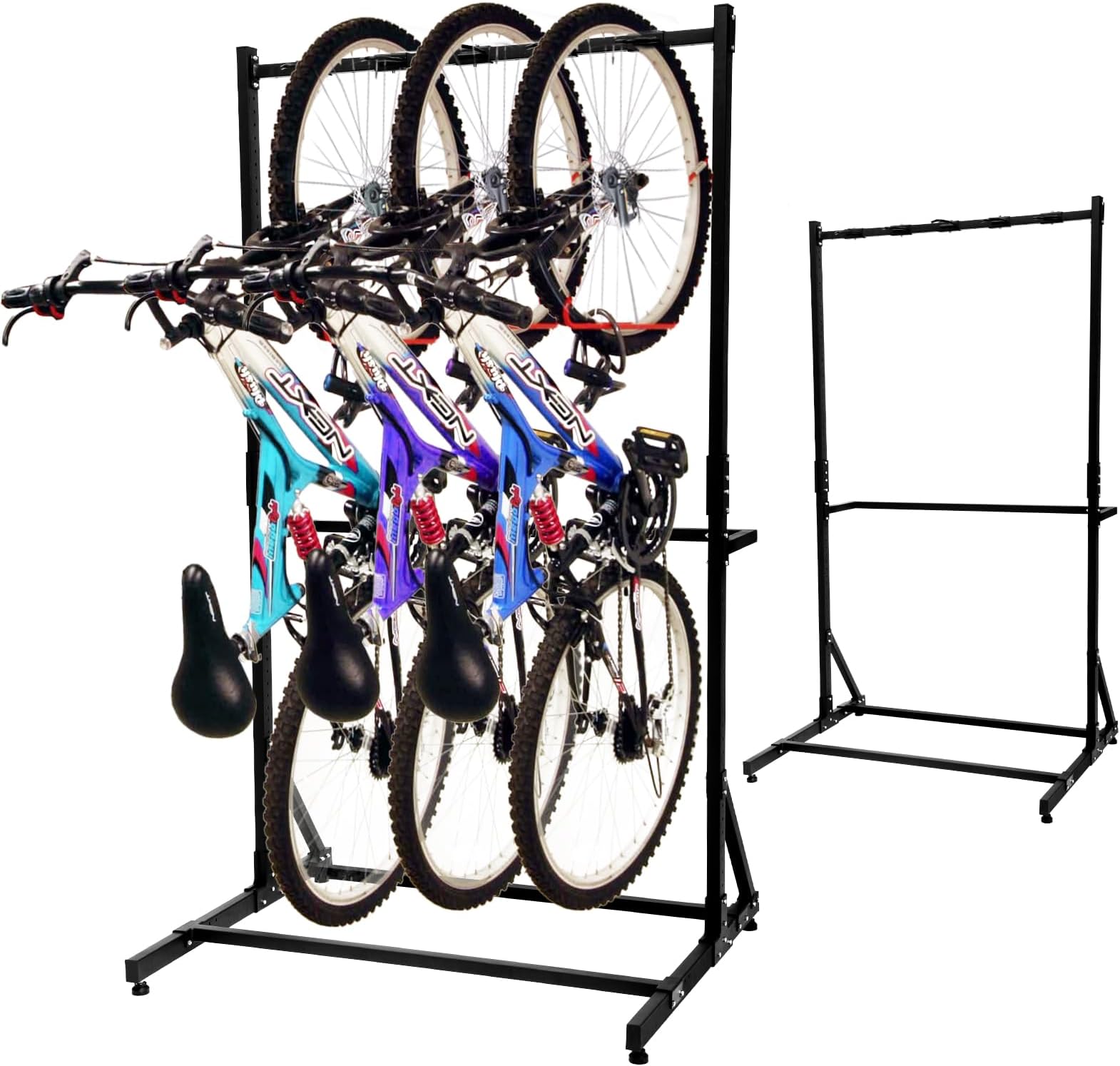 Amazon.com: kuailebuy Freestanding Bike Storage Rack,Bike Rack for ...