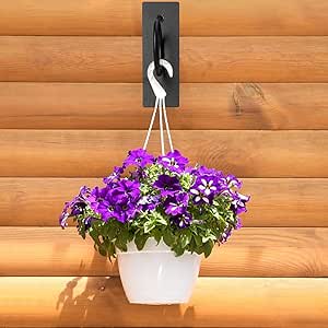 UVKDEENK 1 Pack Decorative Rope Railing Hooks, Drop Ring Brackets for ...