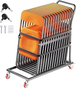 Amazon.com: Happybuy Folding Chair Rack - 300 LBS Capacity, L-Shaped ...