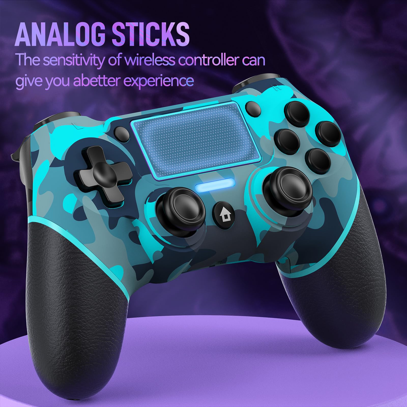 JORREP Wireless Controller for PS4, Remote Controller Compatible with ...